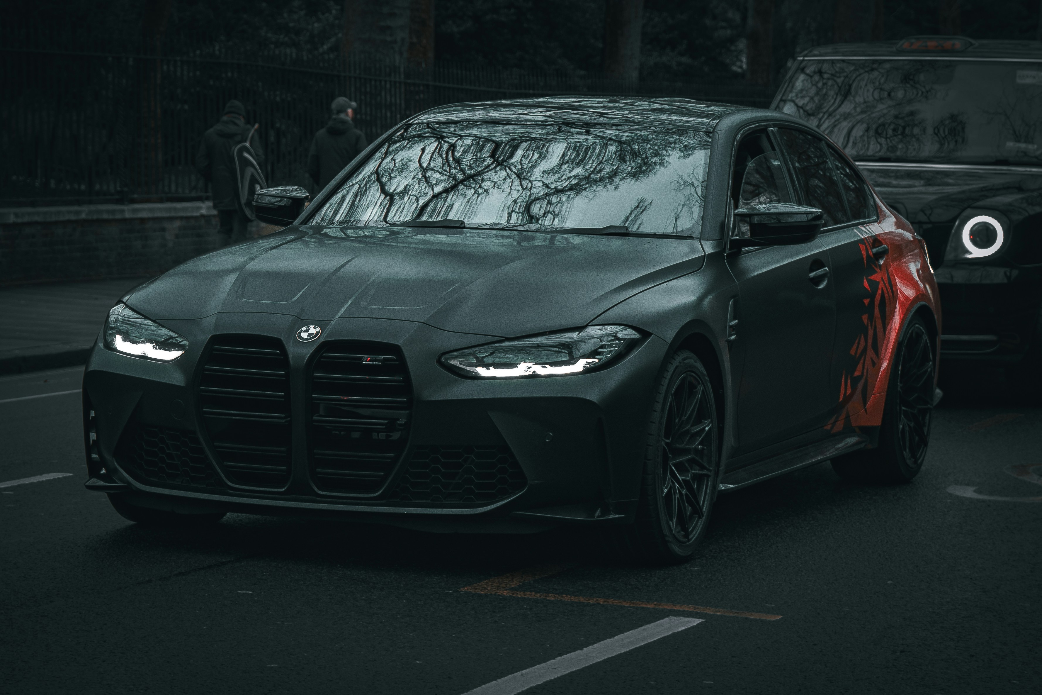 Nocturnal Bavarian: Front-Quarter Power with Crimson Accents