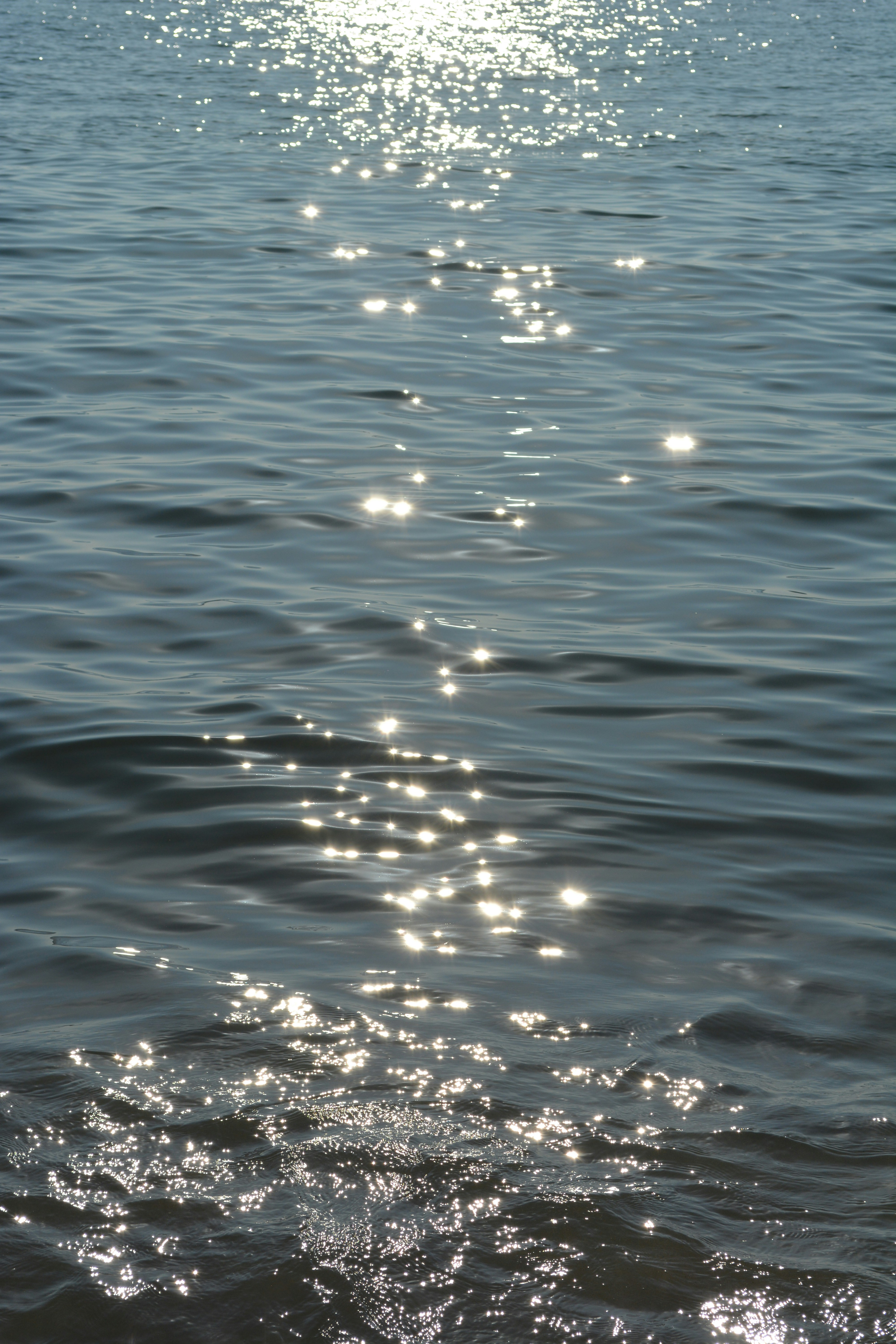 The sun shines on the water as it reflects off the water photo – Free ...