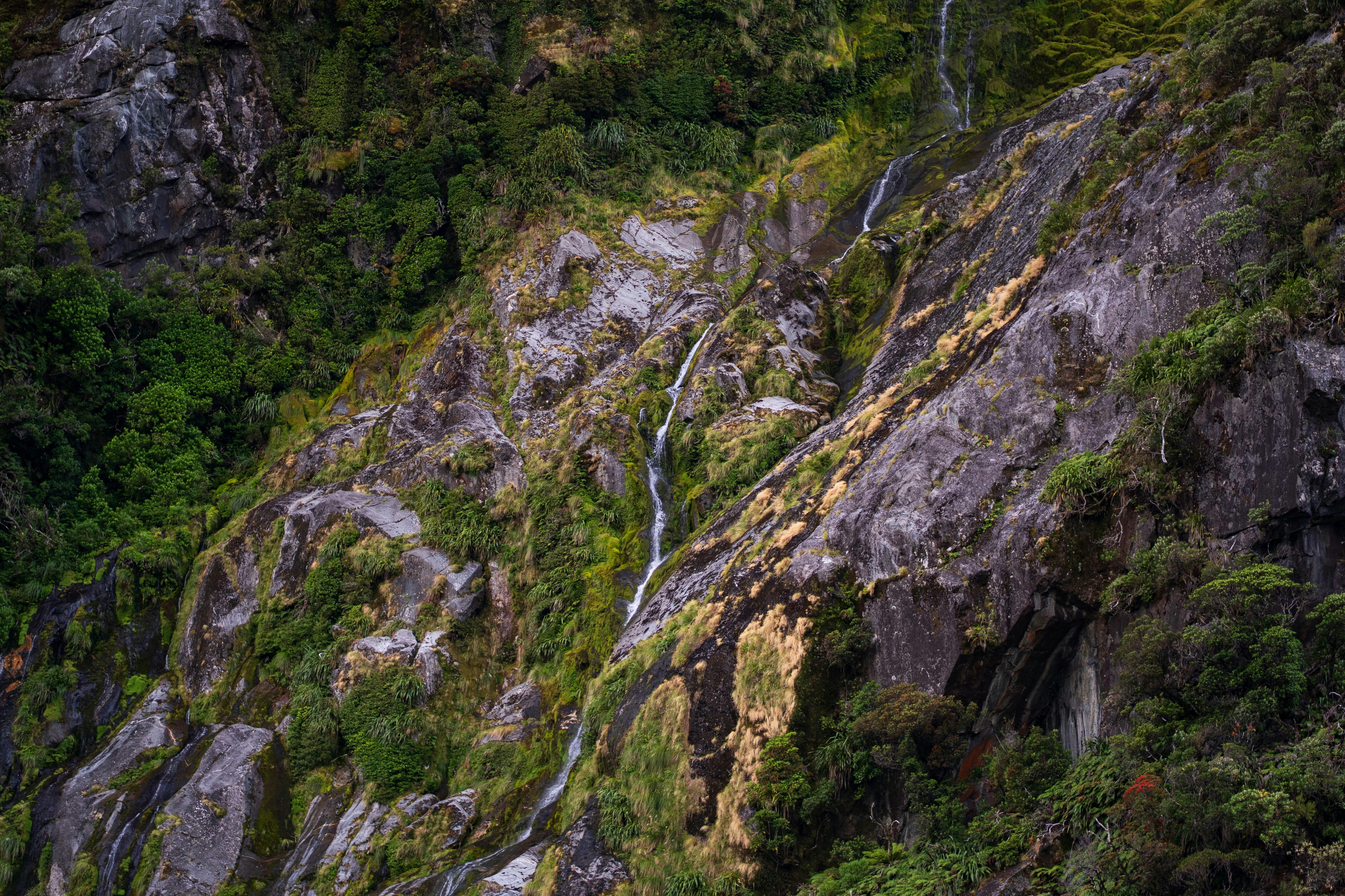 Glacial Veils Over Verdant CliffsDennis Thompson