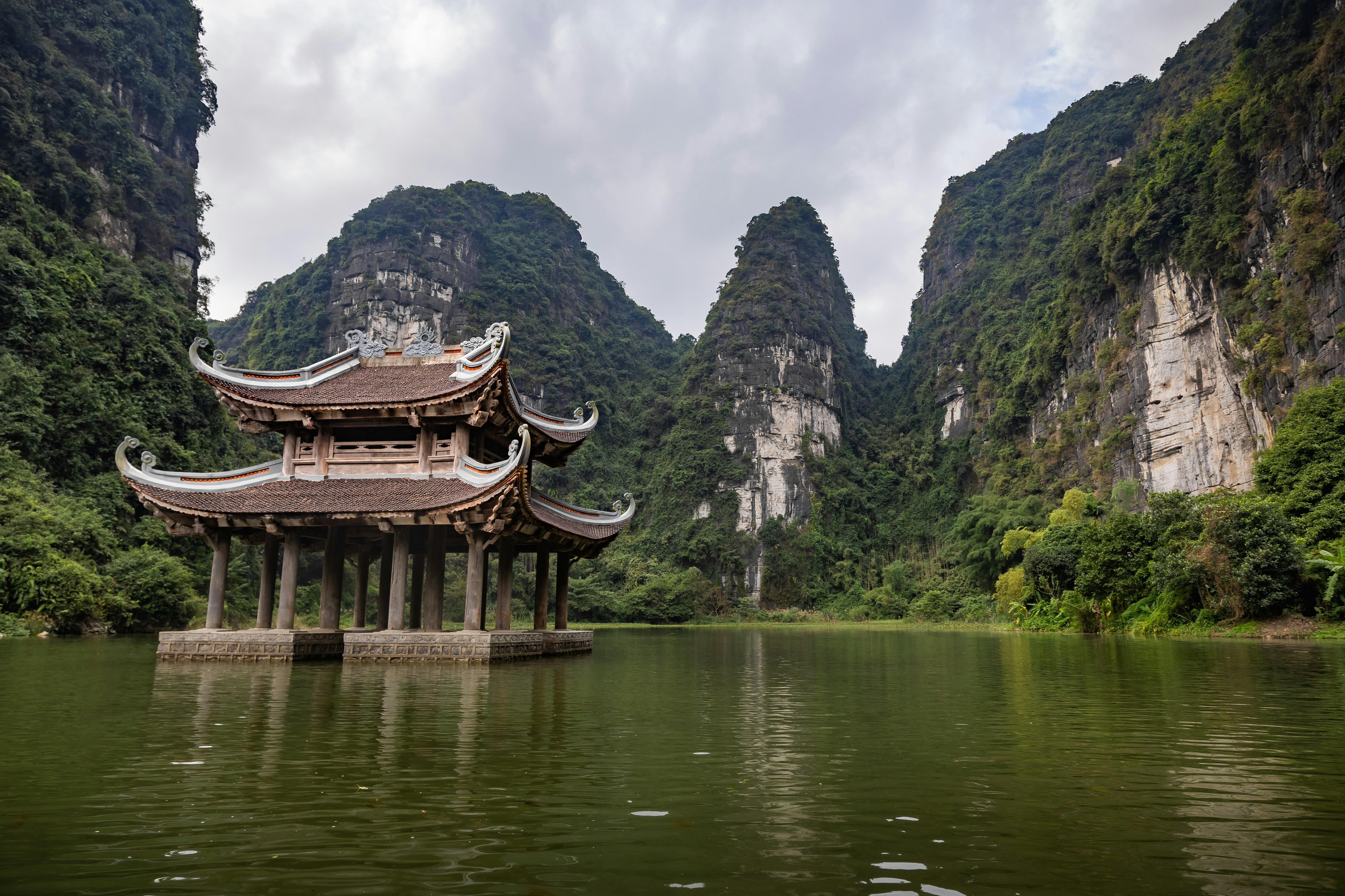 Serenity Among Limestone Giants
