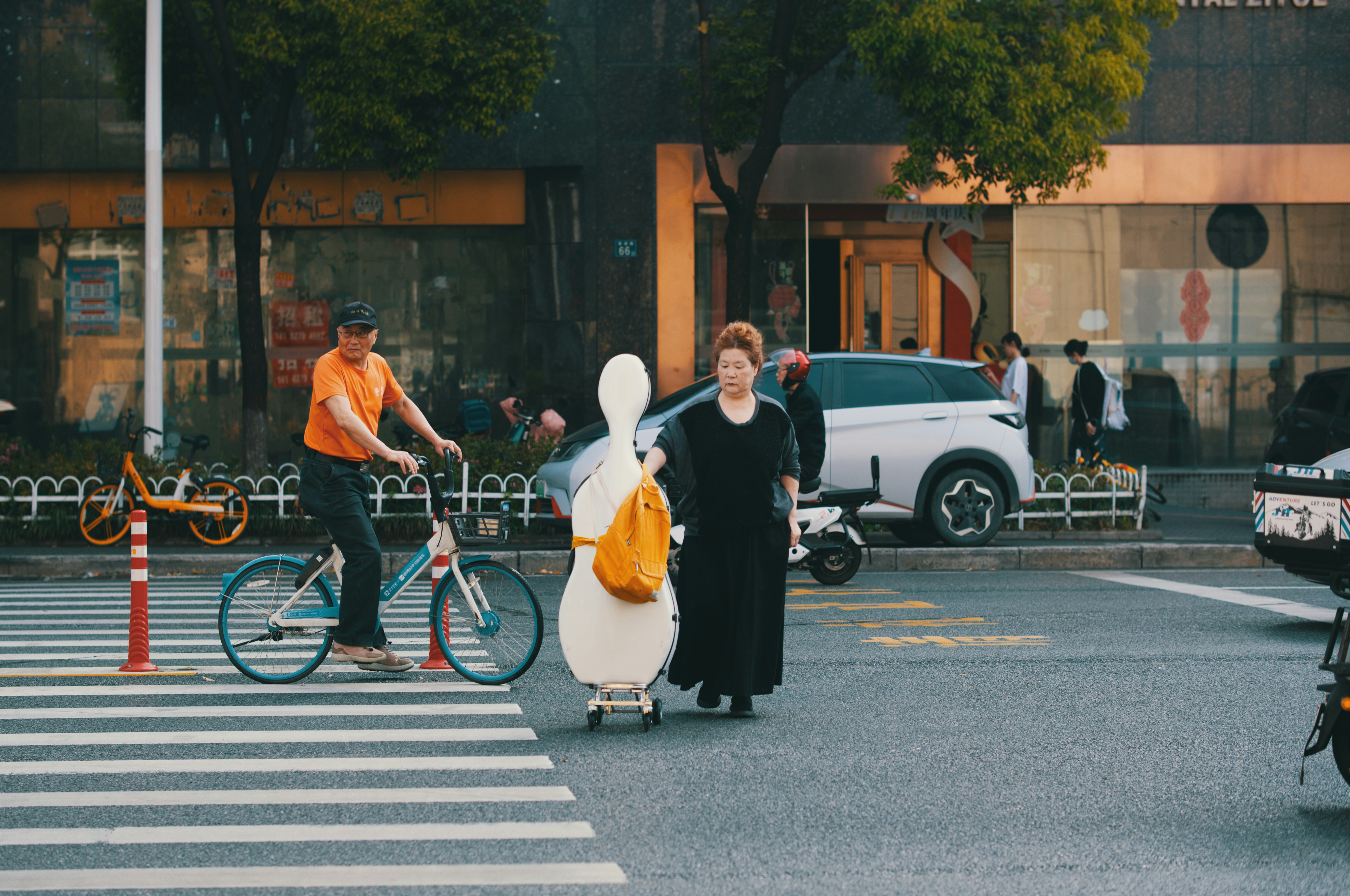 Crosswalk Harmony: Urban Symphony in Motion