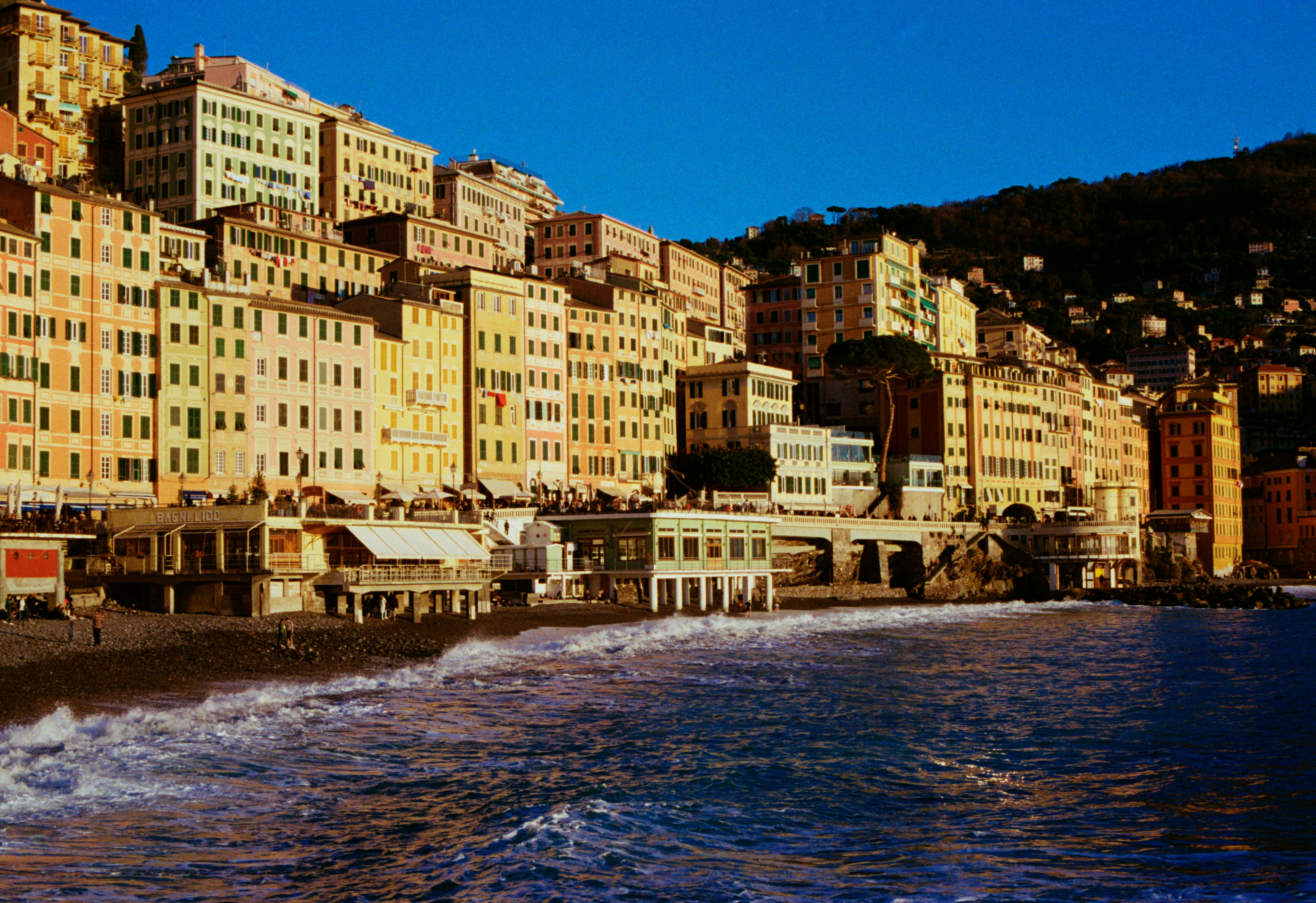 Sunlit Facades of Camogli