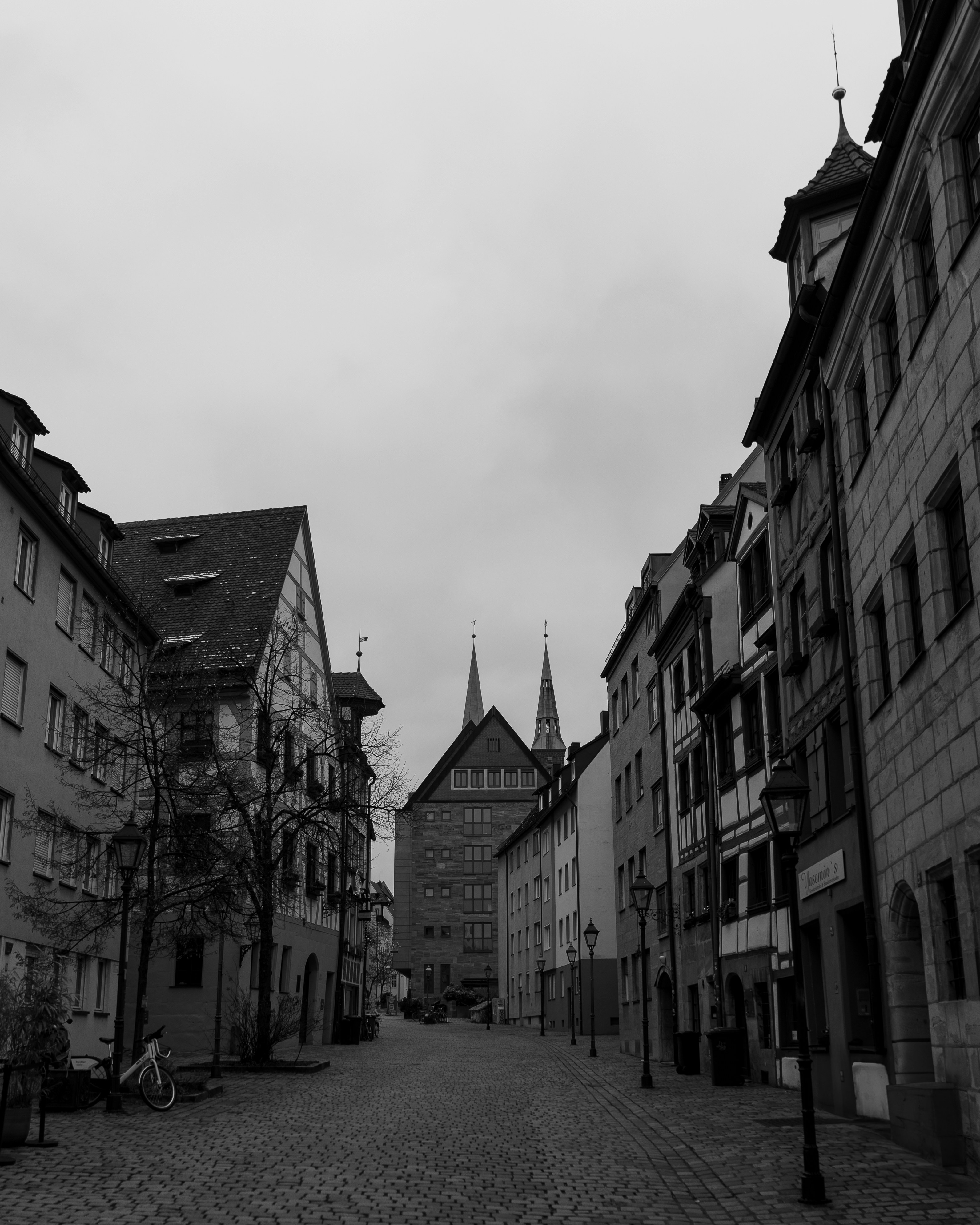 Street in the old town of Germany