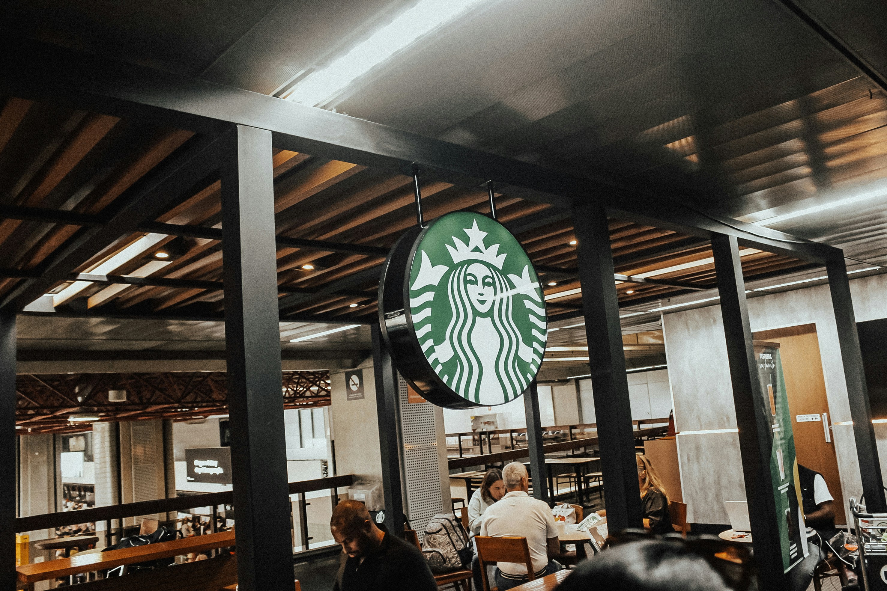 Coffee Sanctuary Amidst Airport Bustle
