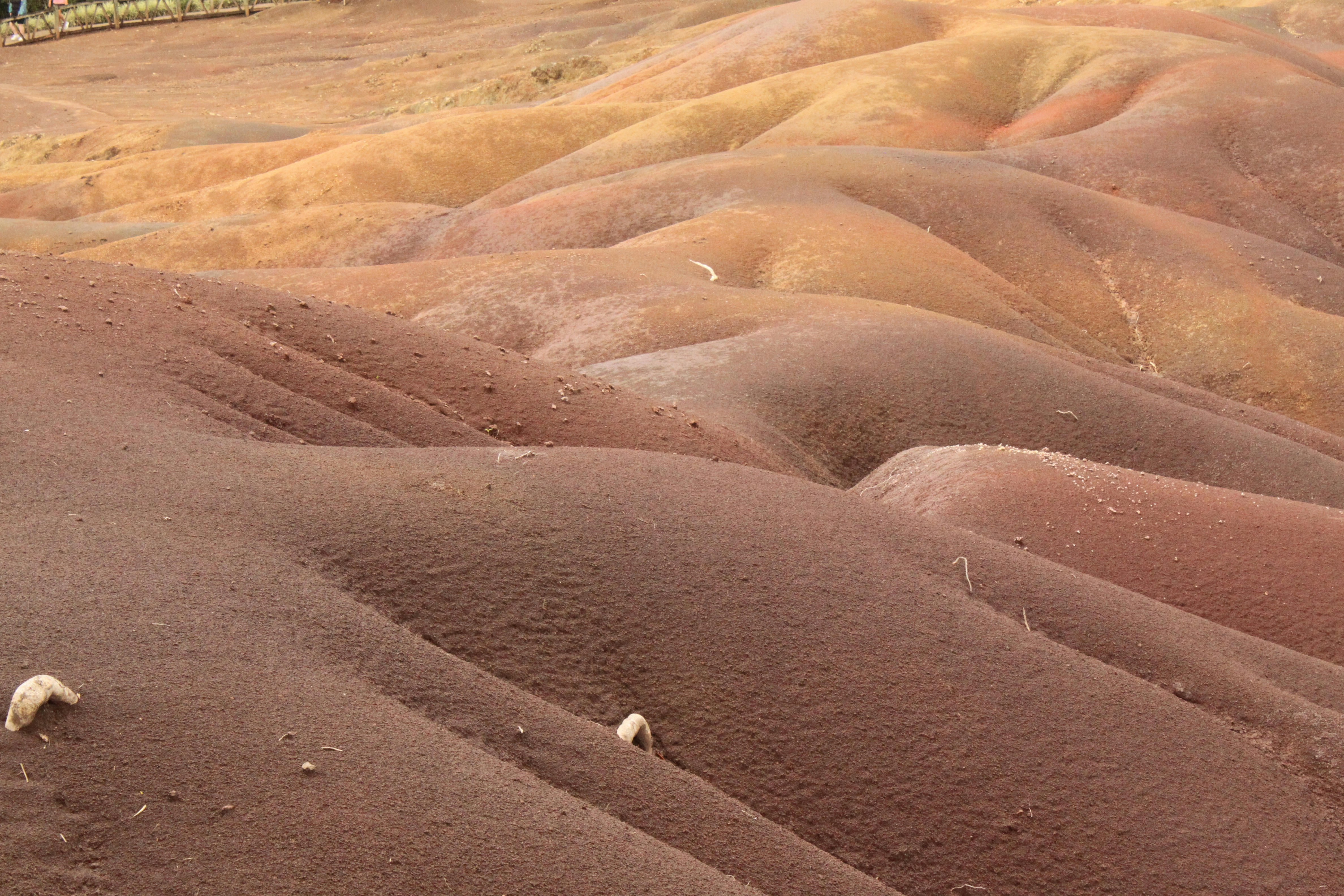 Earth's Palette: Mauritius' Chromatic Sands