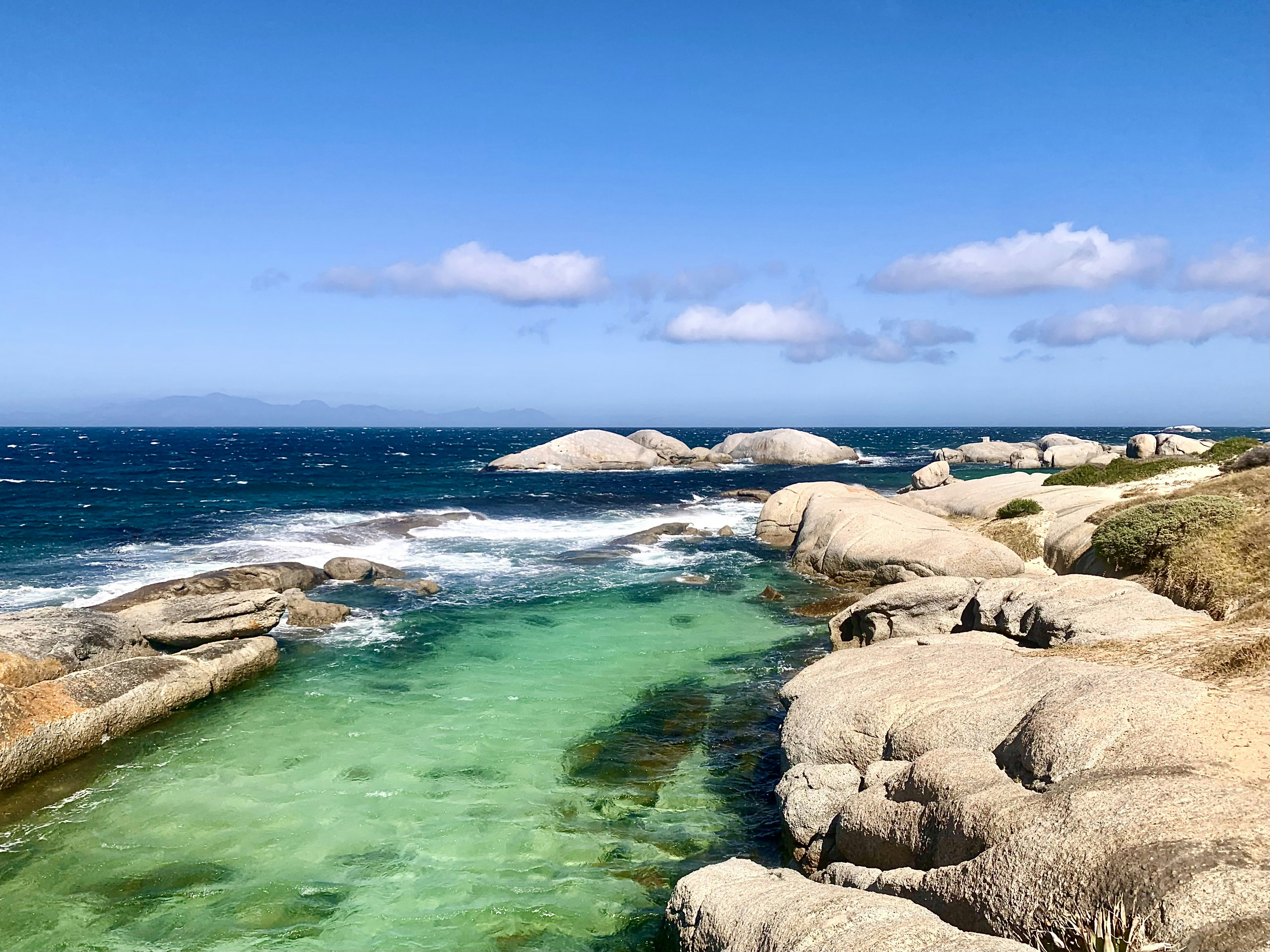 Coastal Symphony of Turquoise and Stone