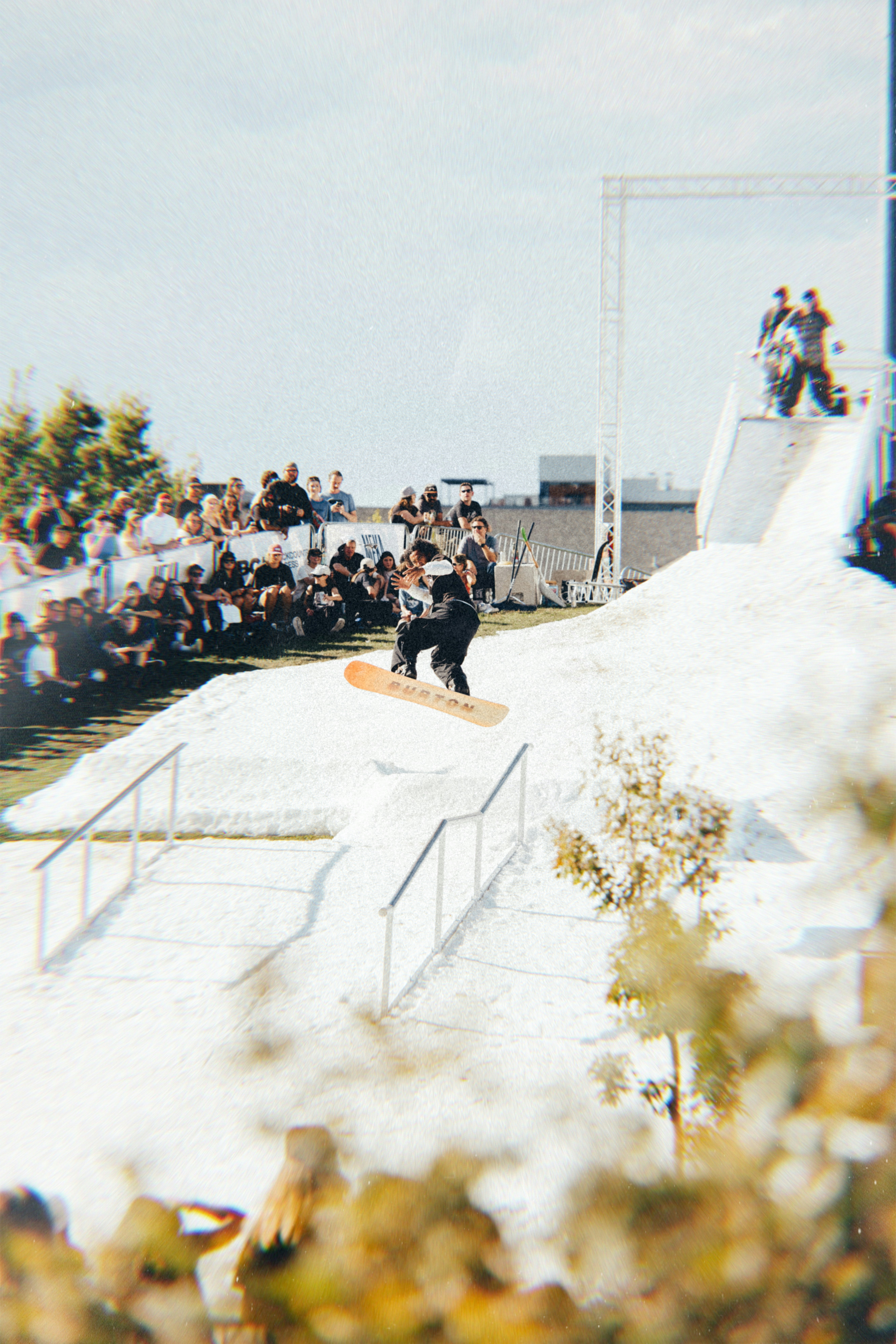A man riding a skateboard down the side of a ramp photo – Free Outdoors ...