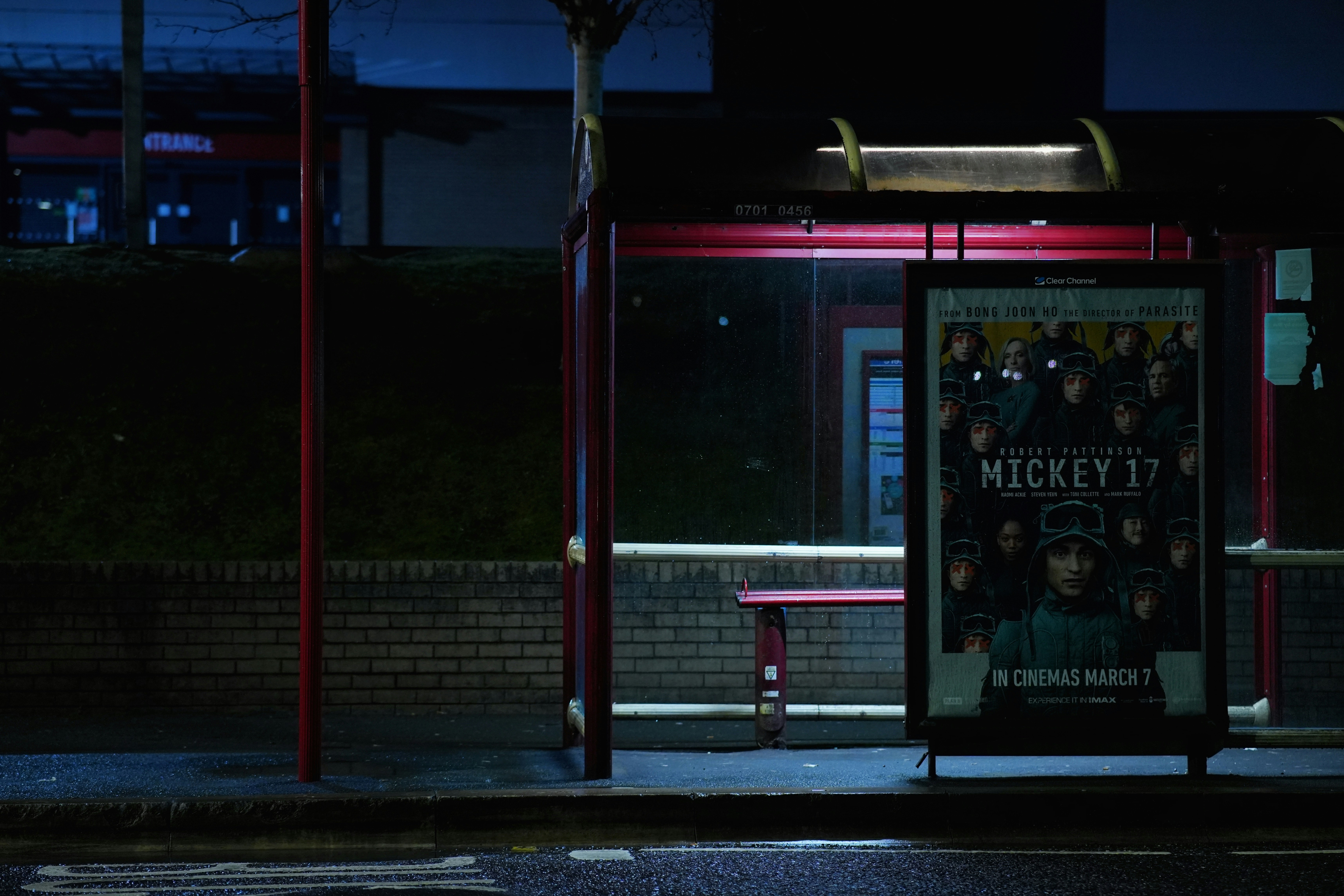 Silent Night at the Bus Stop
