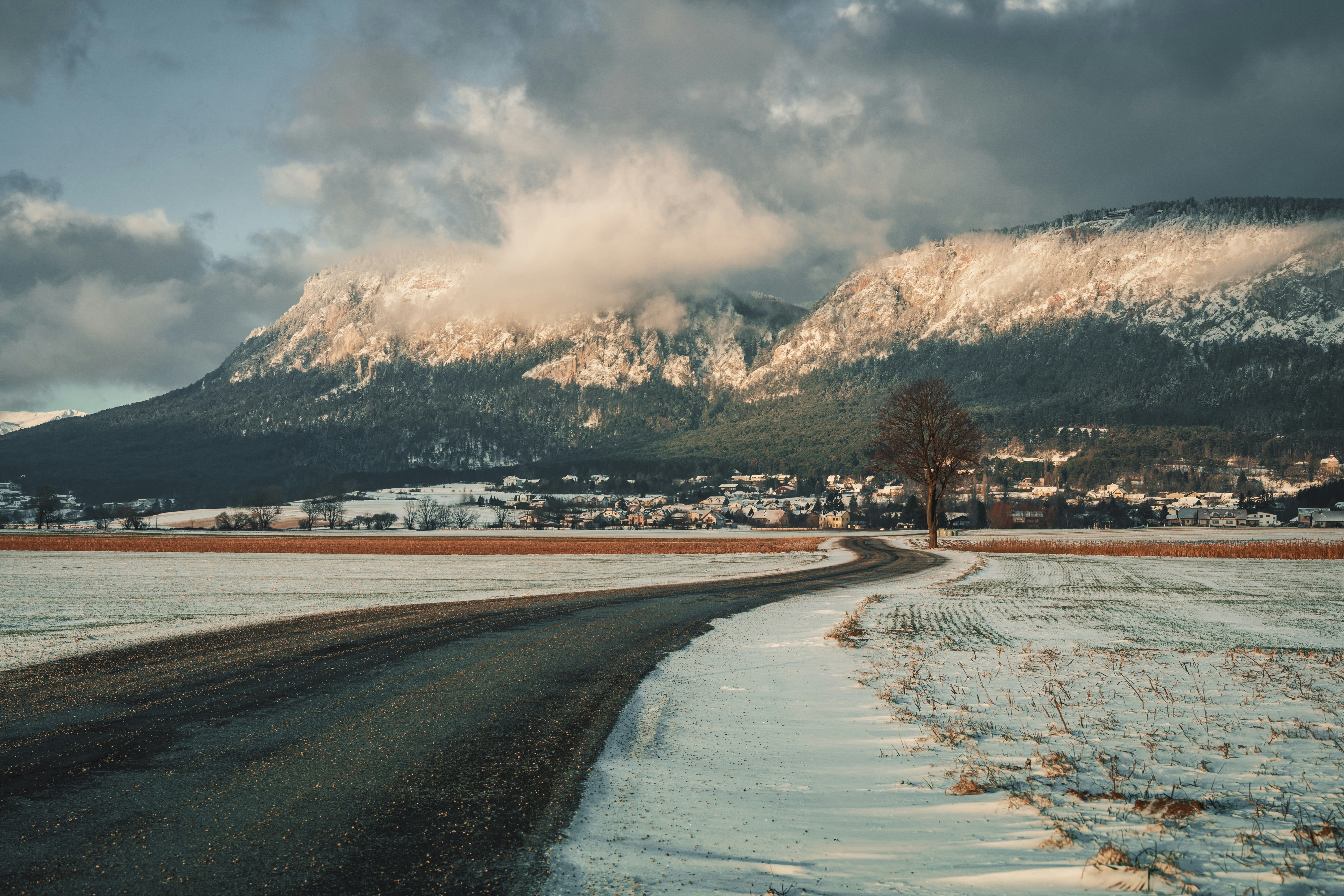 Whispers of Winter on the Winding Road