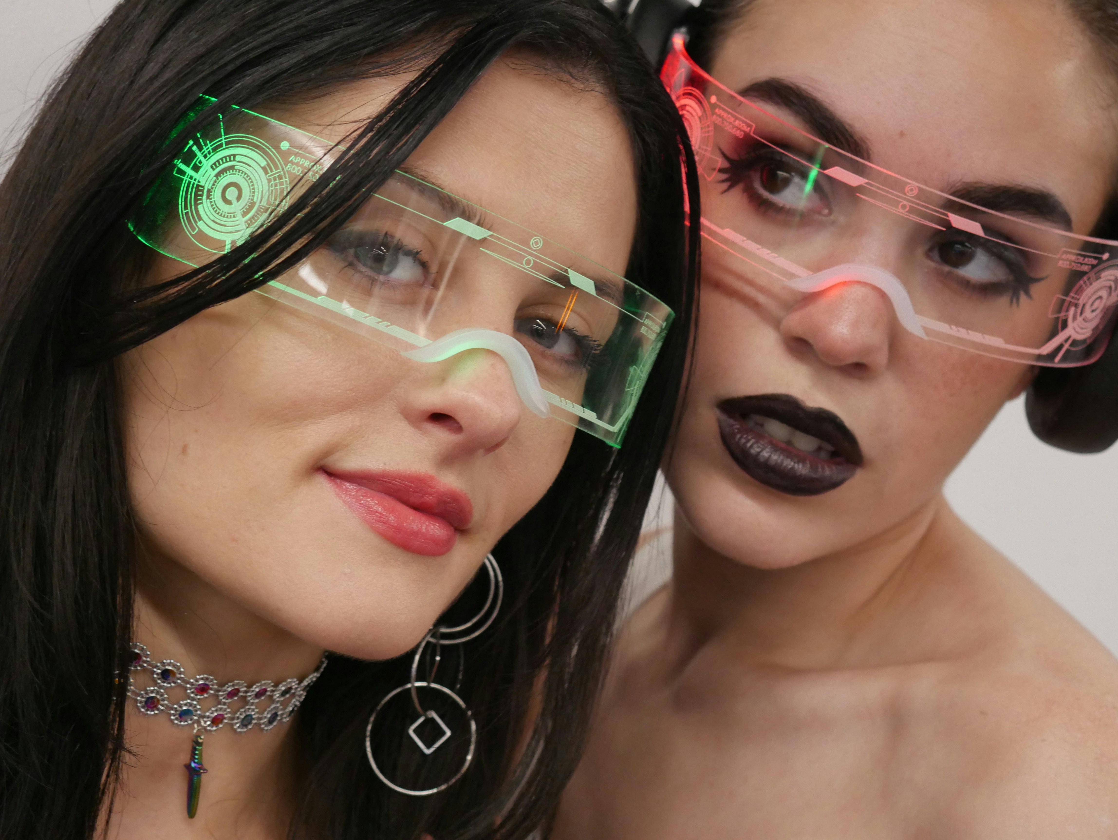Futuristic Glance: Neon Tech Visions