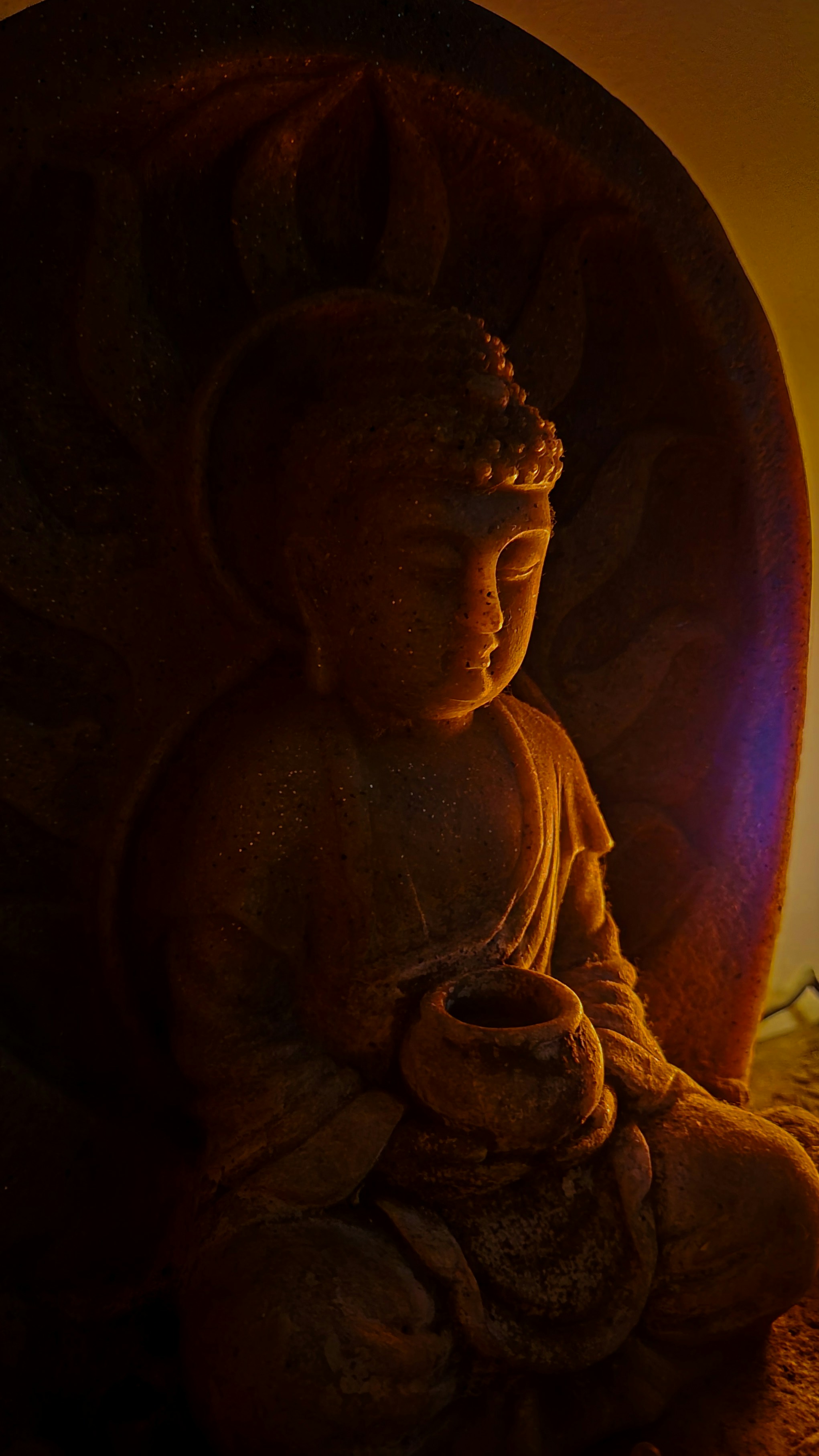 A statue of a buddha sitting in a chair photo – Free Buddha Image on ...