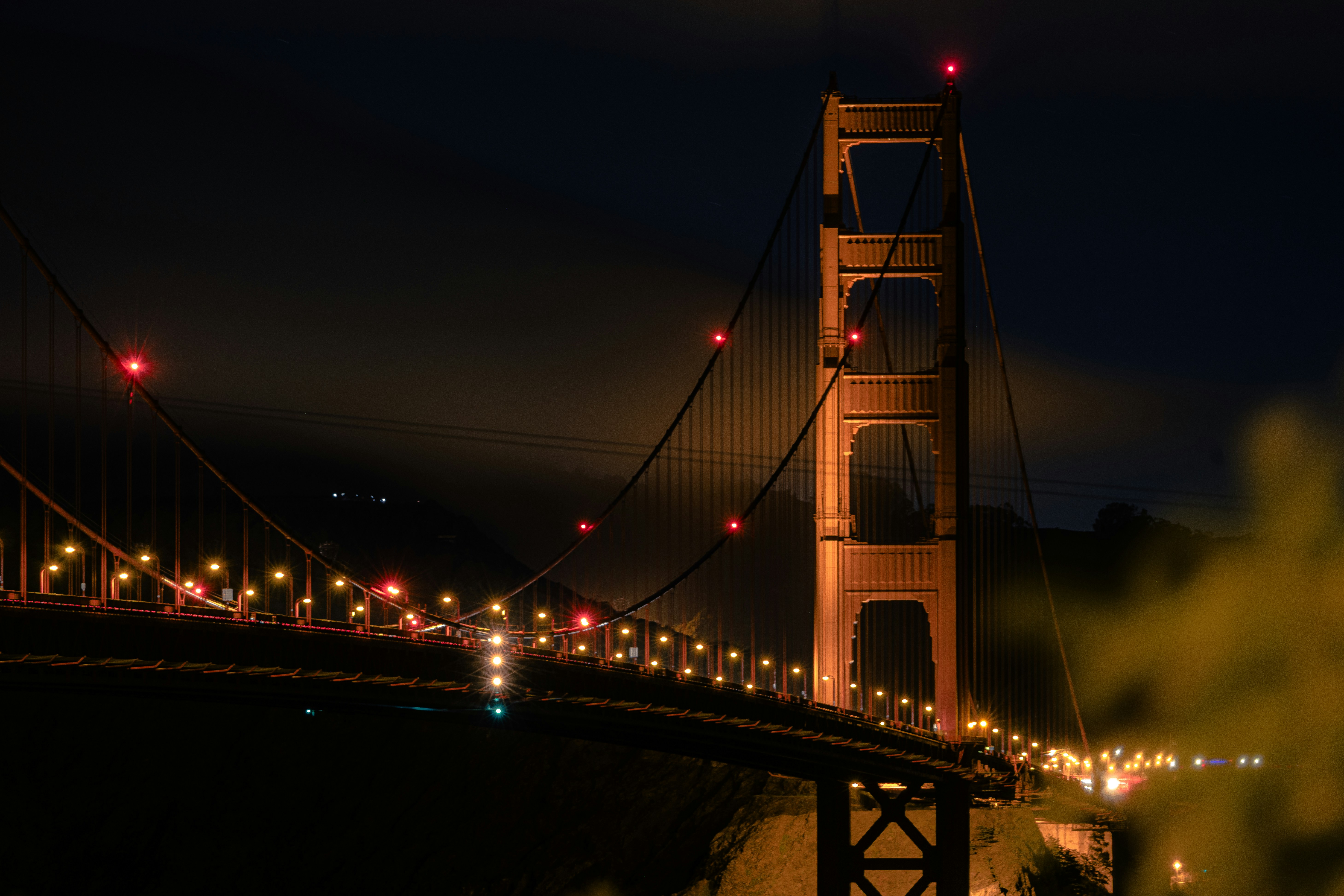 Golden Arches in Night's Embrace