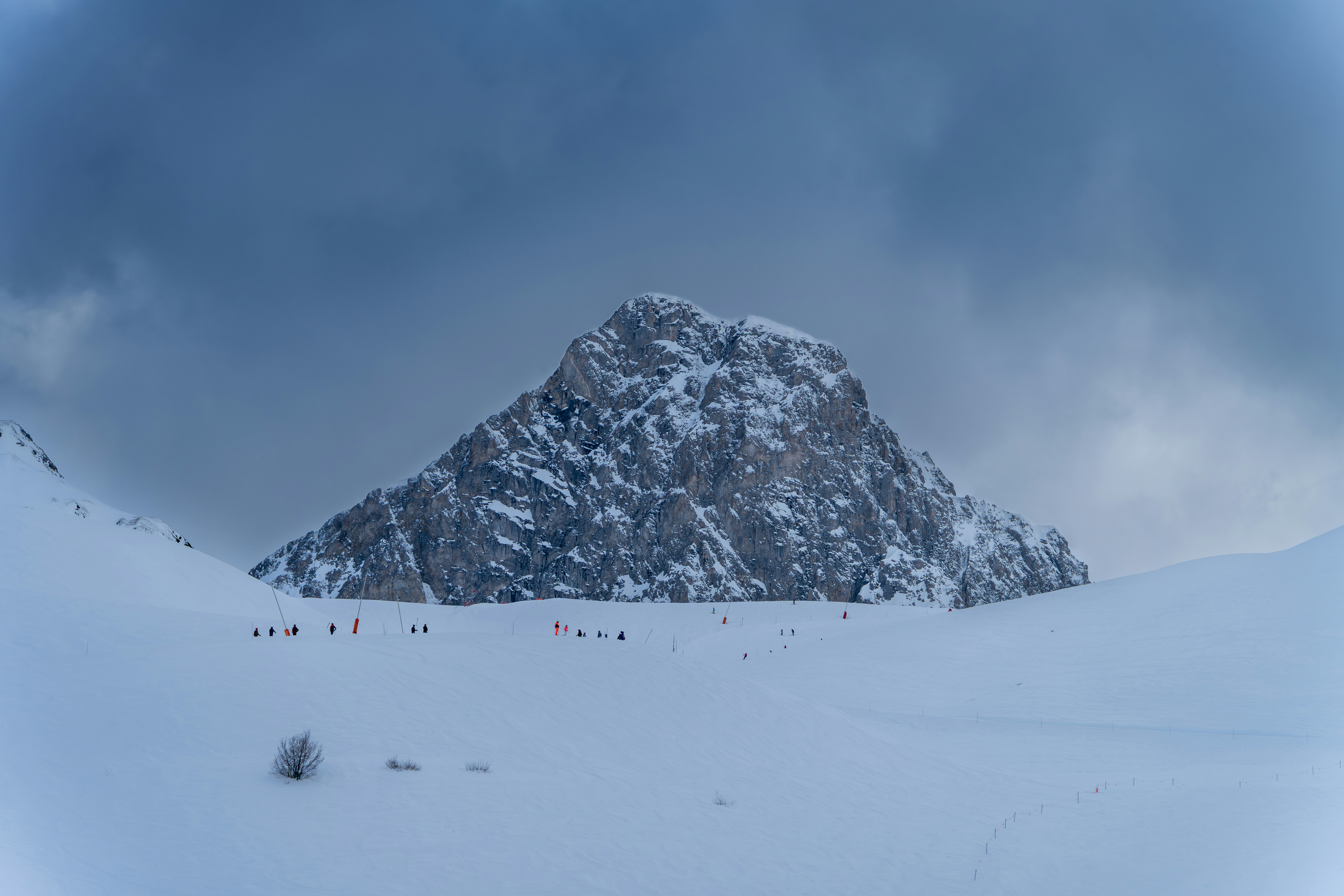 Majestic Peak Amid Winter Silence
