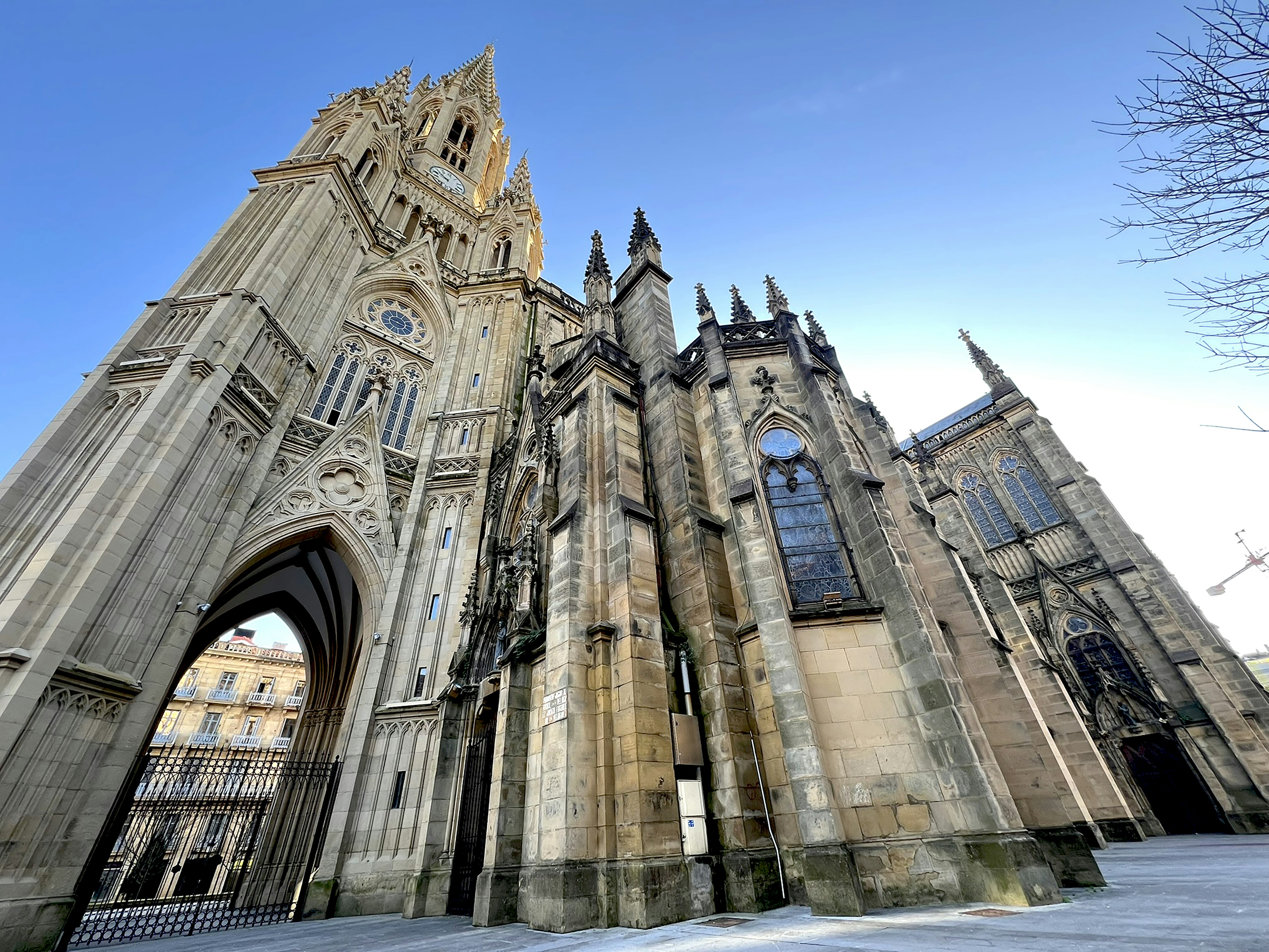 Gothic Majesty Against a Clear Sky