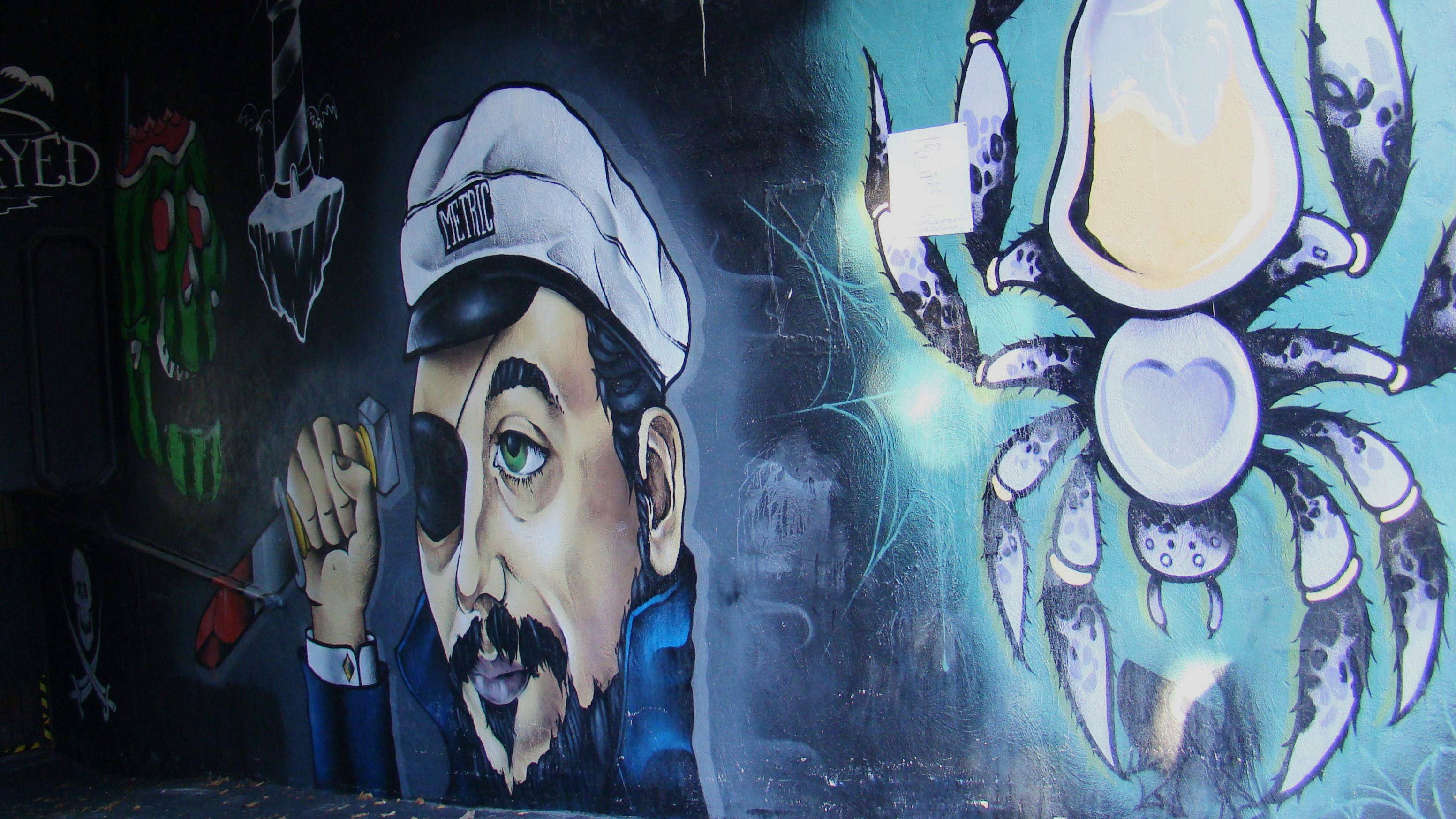 Street art on the streets of Fremantle Western Australia