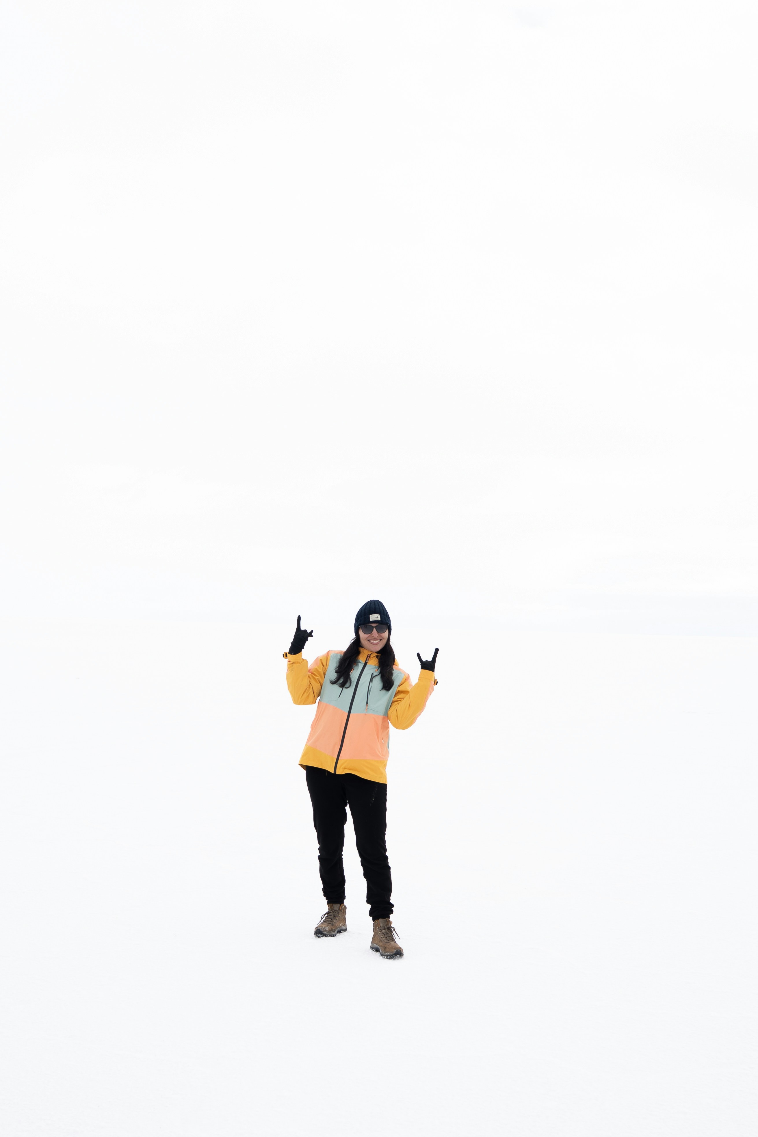Joyful Spirit Amidst a Snowy Expanse