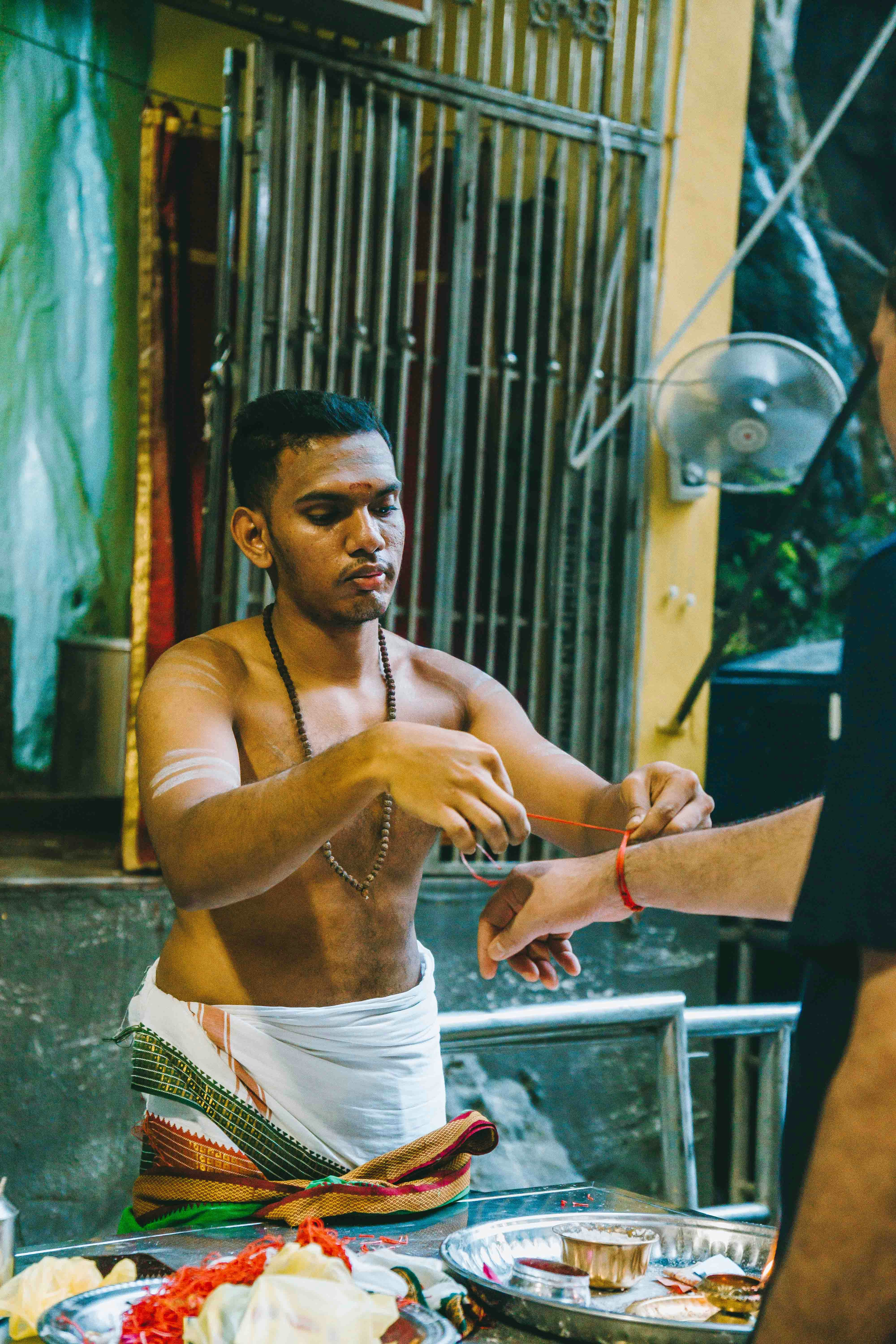 Threads of Tradition: A Ritual Unfolds