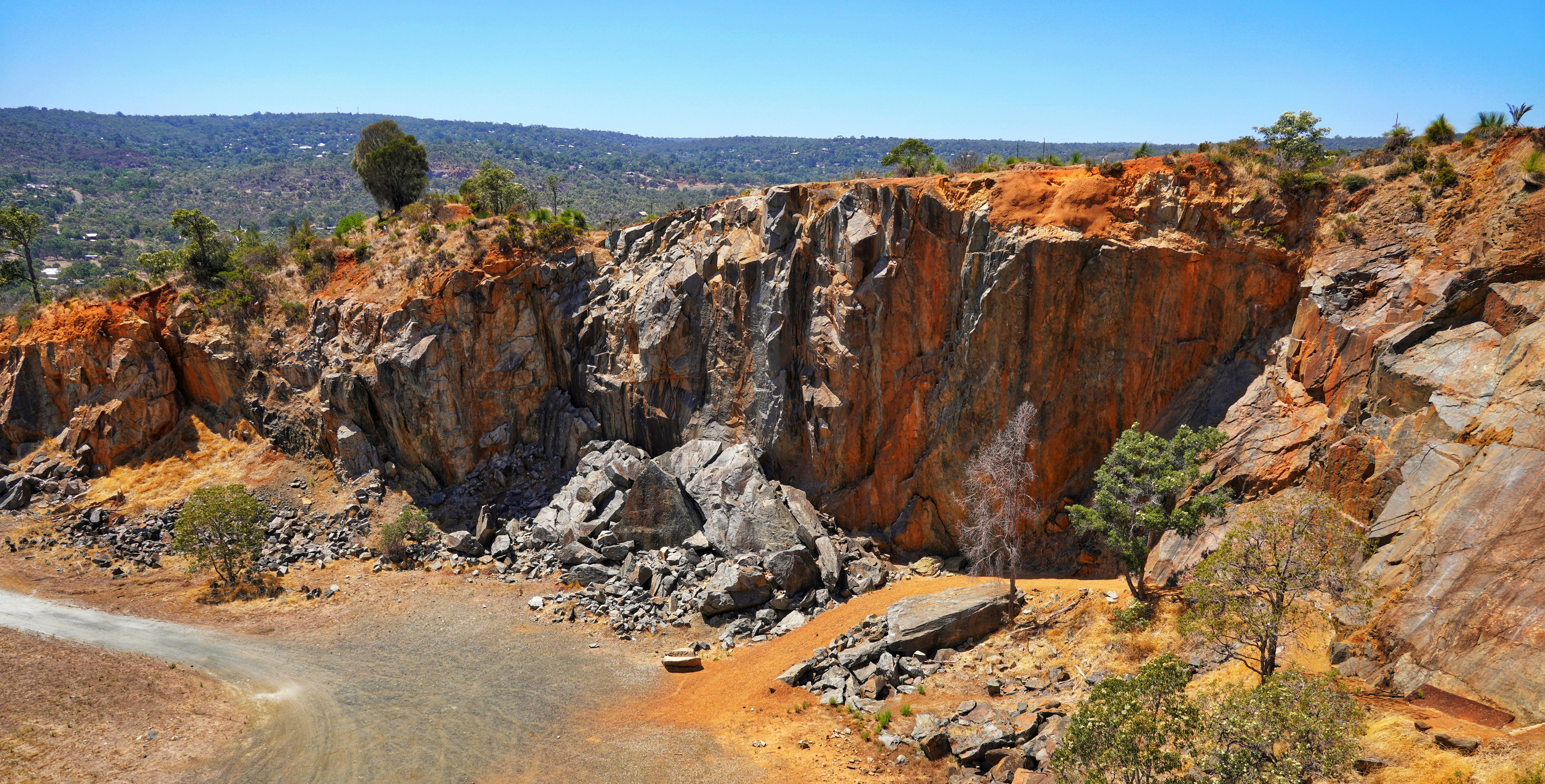 Earth's Palette: A Rocky Tapestry