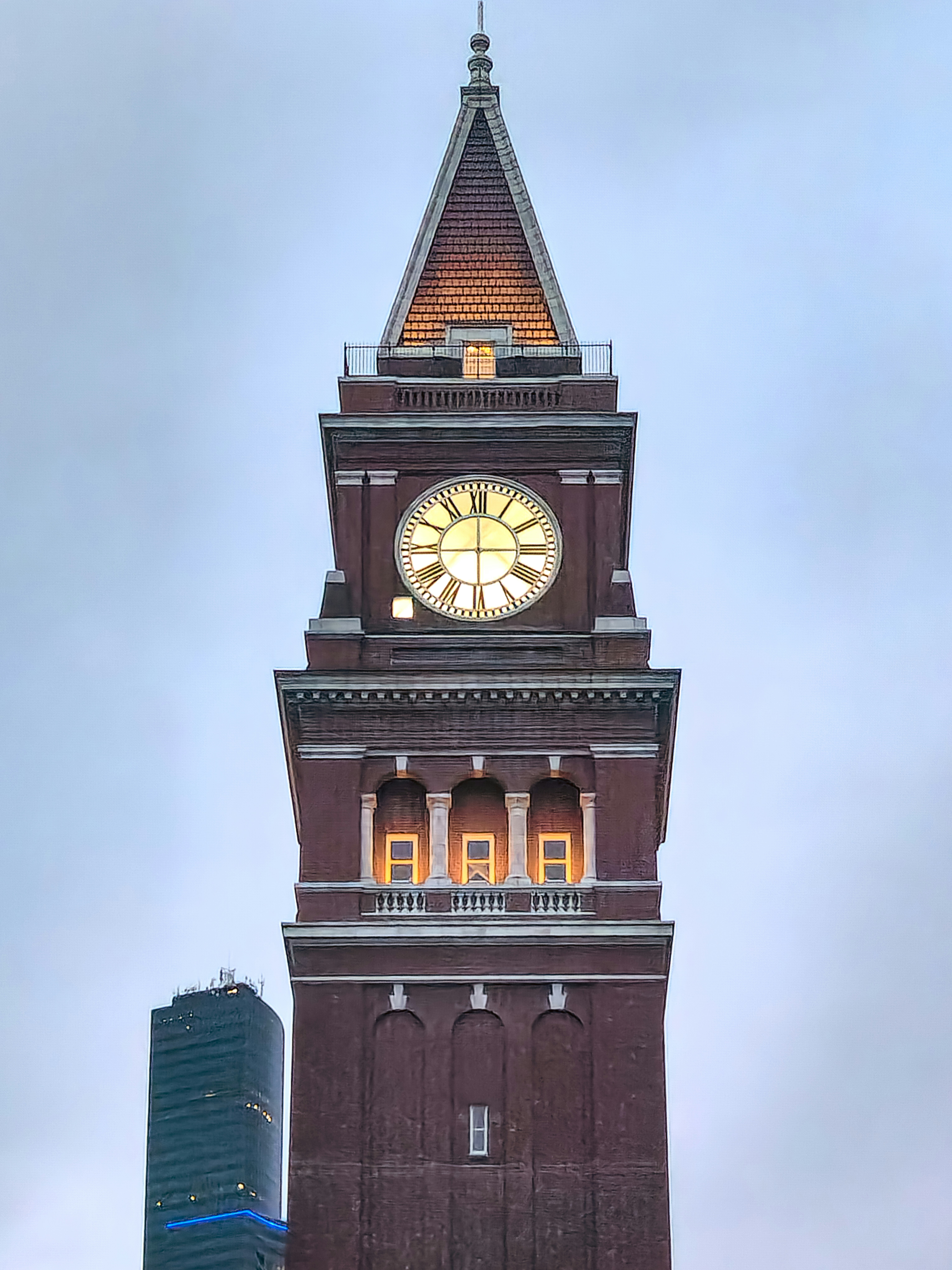 A tall clock tower with a clock on each of it's sides photo – Free King ...