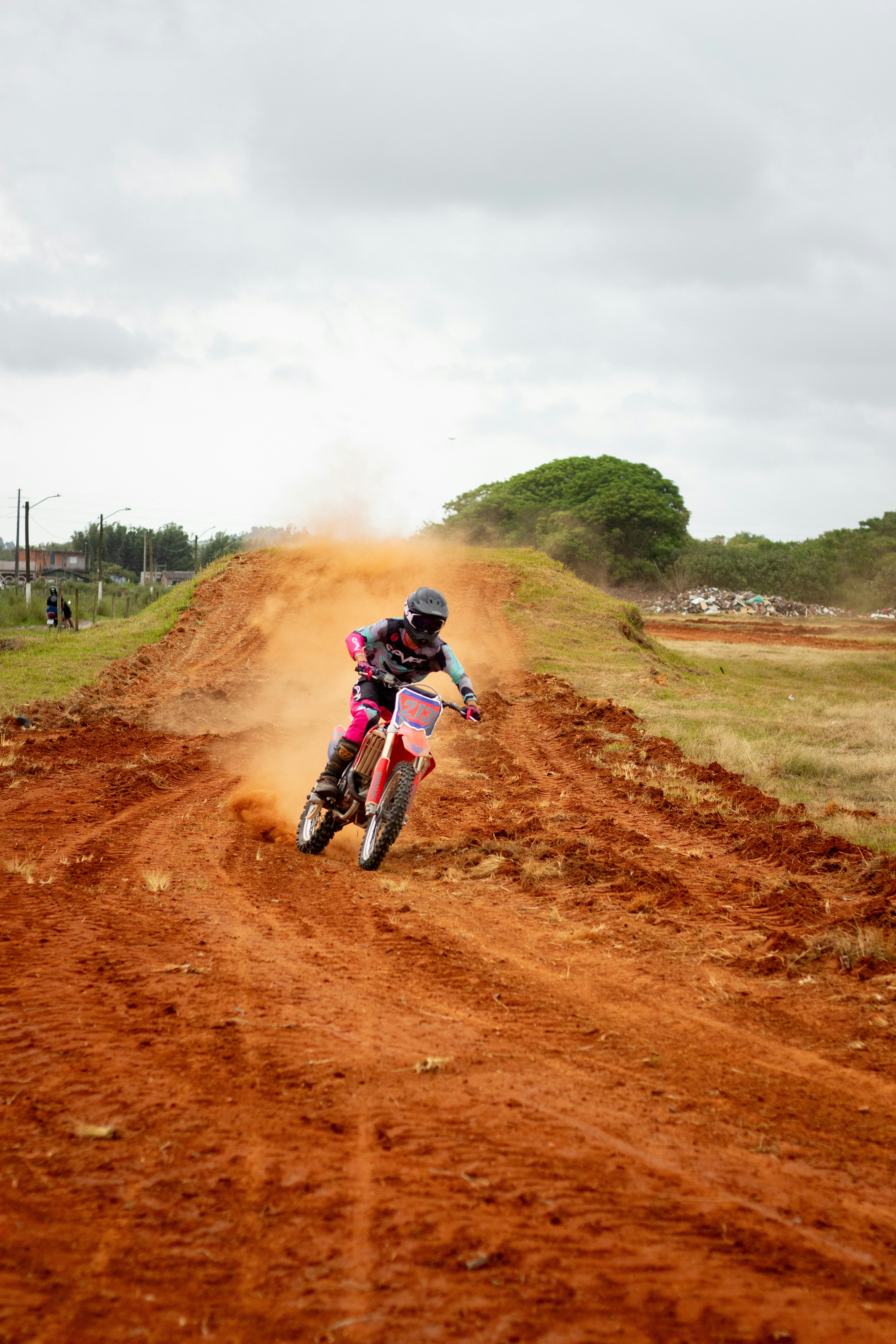 Dust Trails on the Red Track