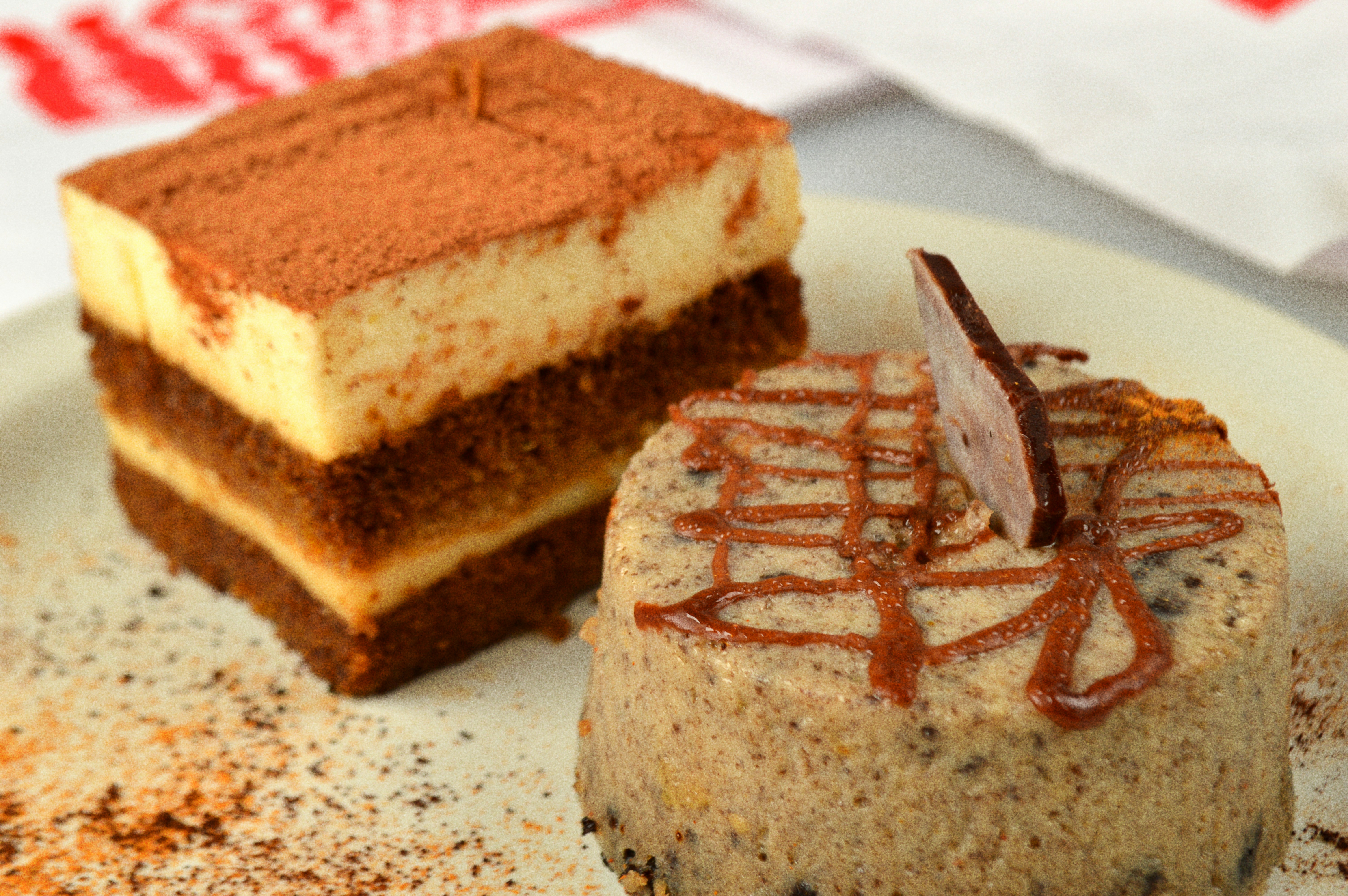 Malted Spark and Cocoa Blush: Petite Desserts on a Plate