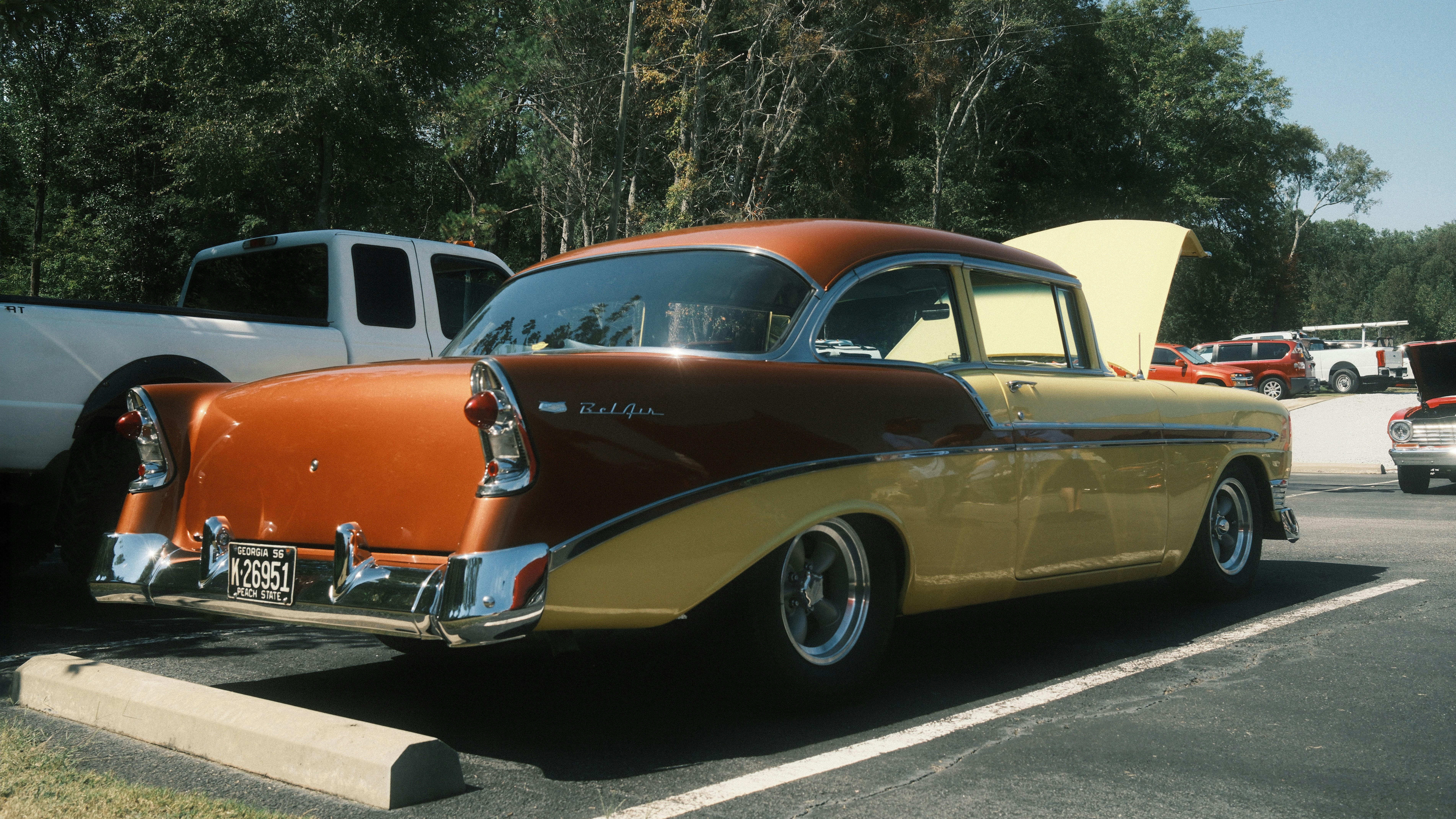 Beautiful vintage car with yellow and brown color. photo – Free Car ...