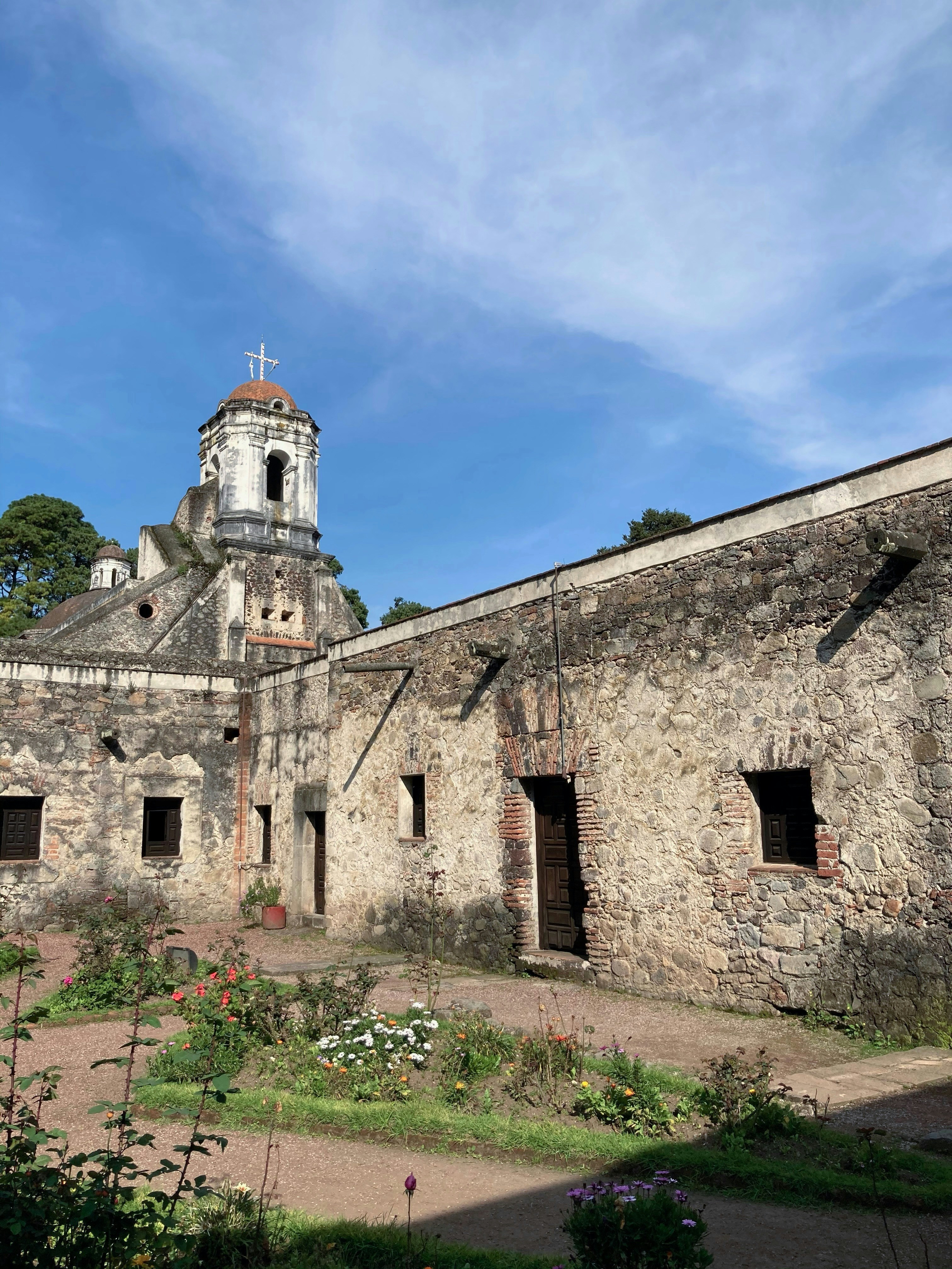 1611 Monastery in El Desierto de los Leones Park in Mexico City