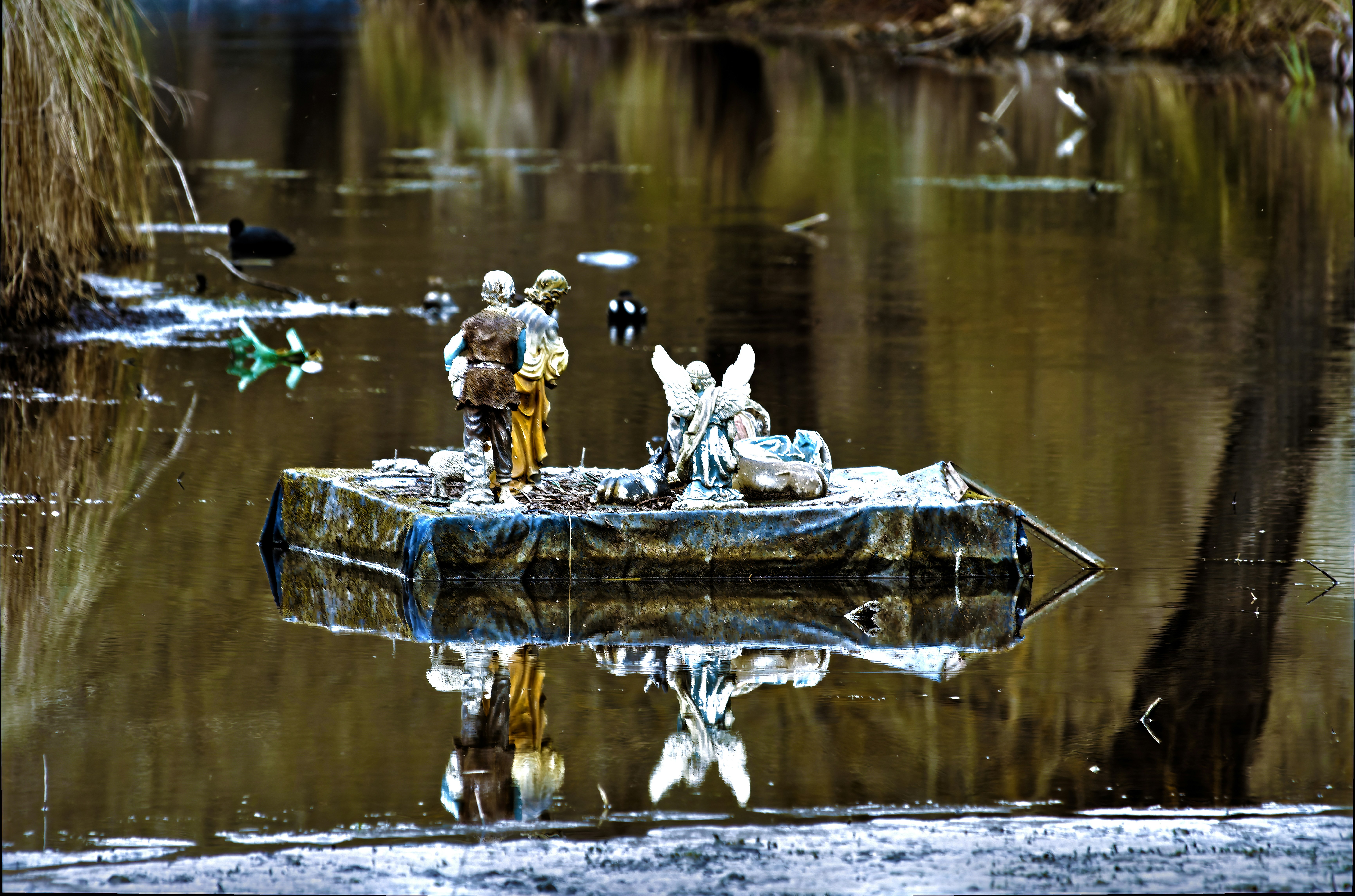 Serenity on the Water: A Figurative Journey