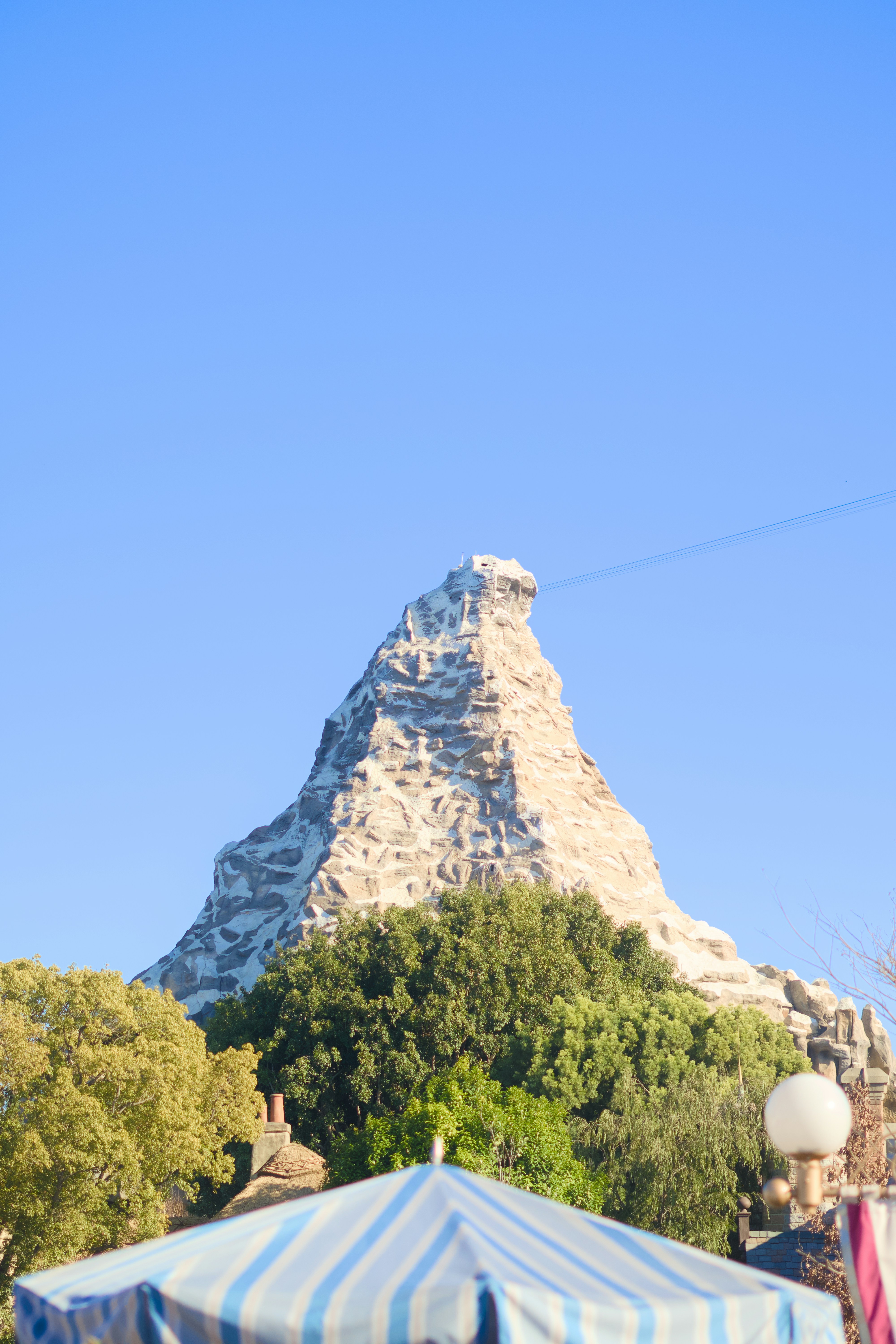 Ivory Spire Against the Cerulean Sky