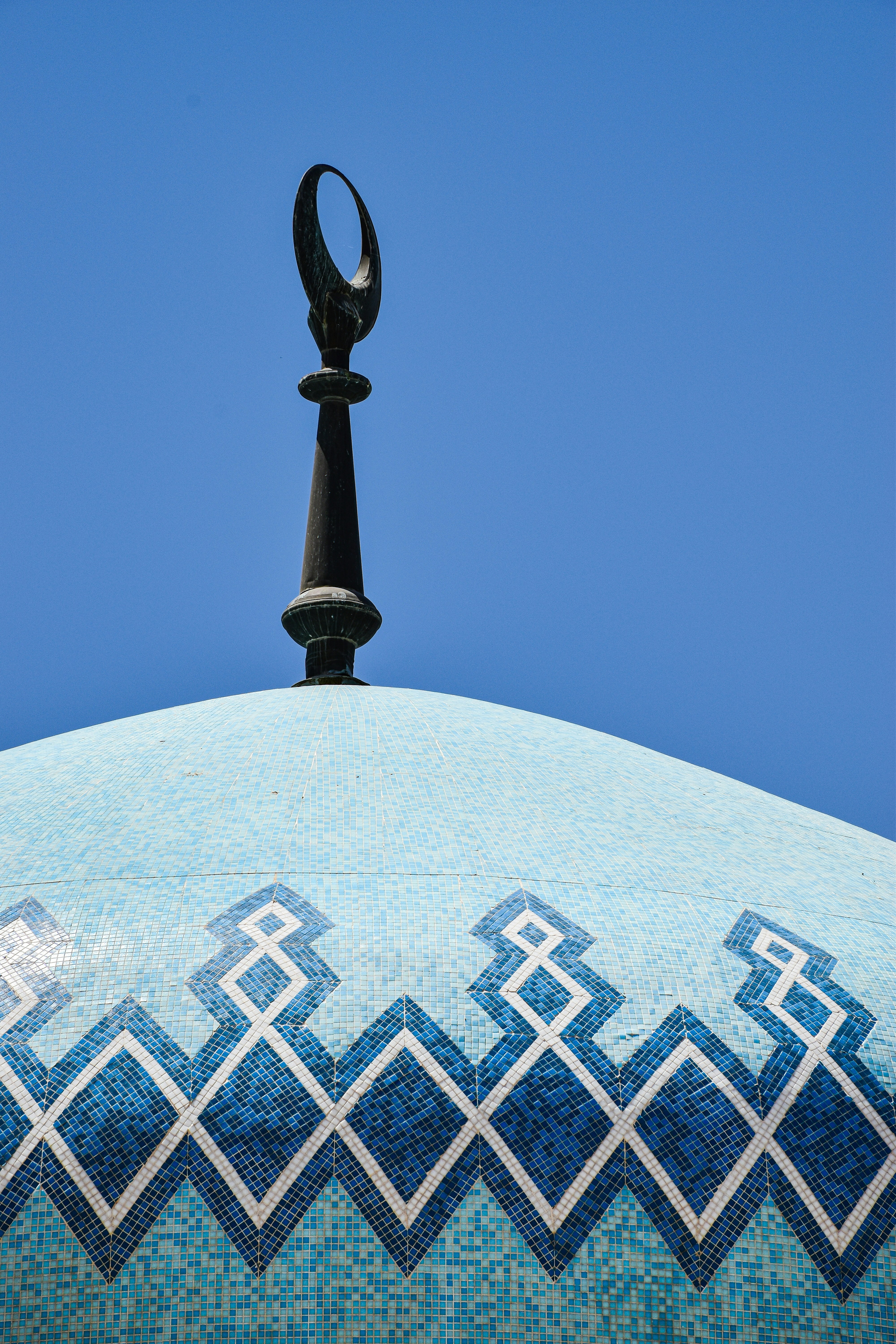 A blue dome with a decorative design on it photo – Free Jordan Image on ...