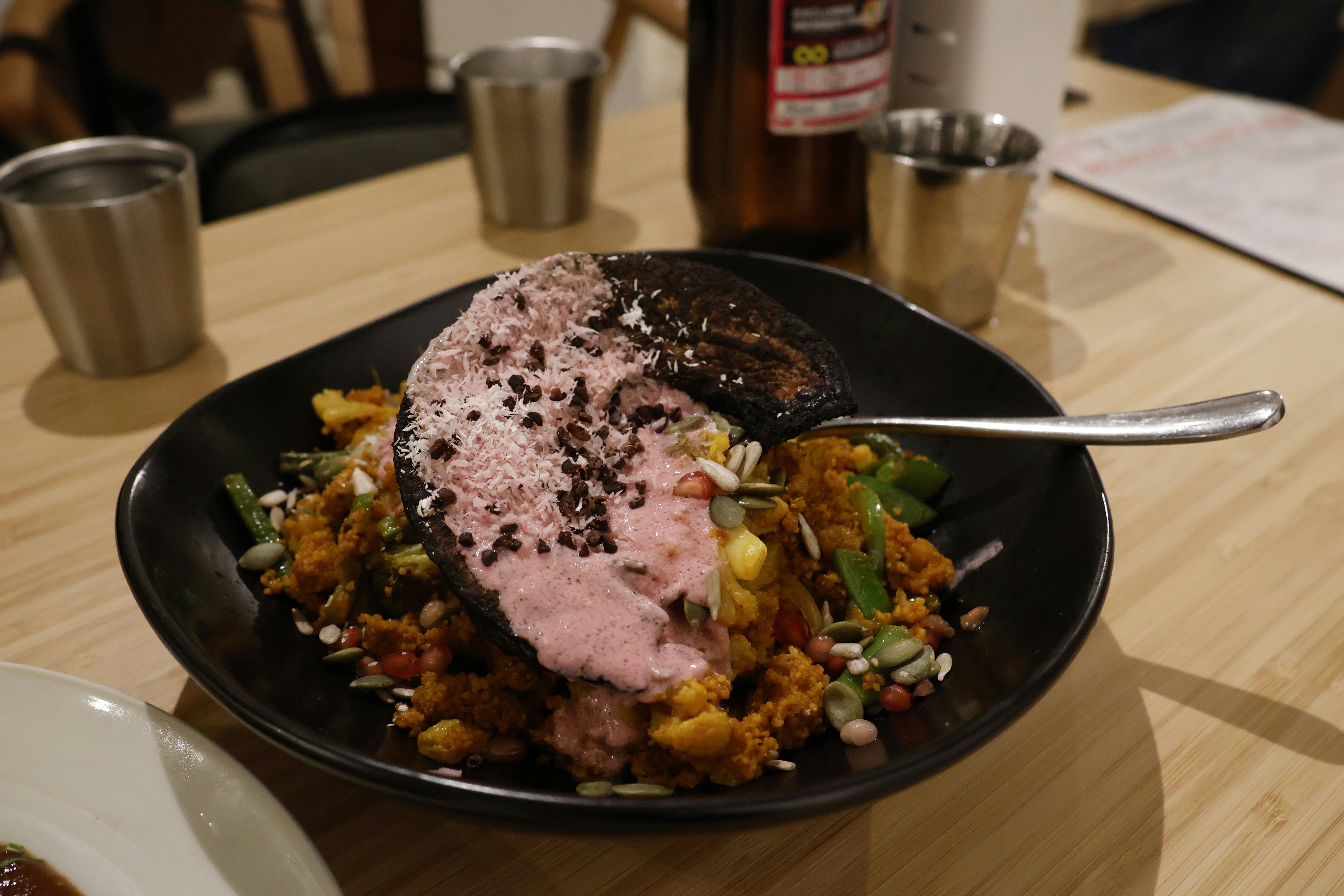 Autumn Harvest Bowl with Beetroot Yogurt