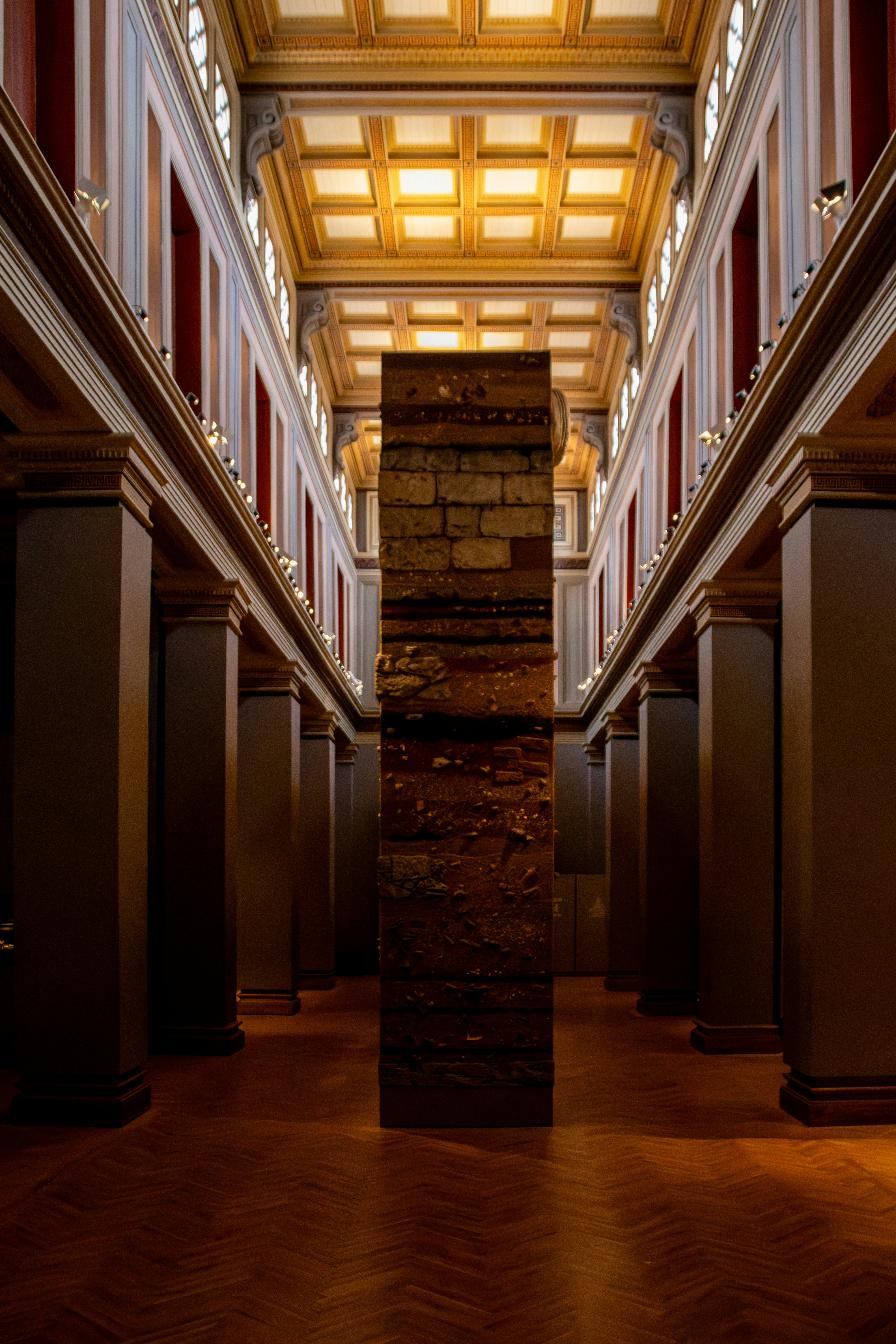 An art installation stands in a beautiful hallway. photo – Free ...