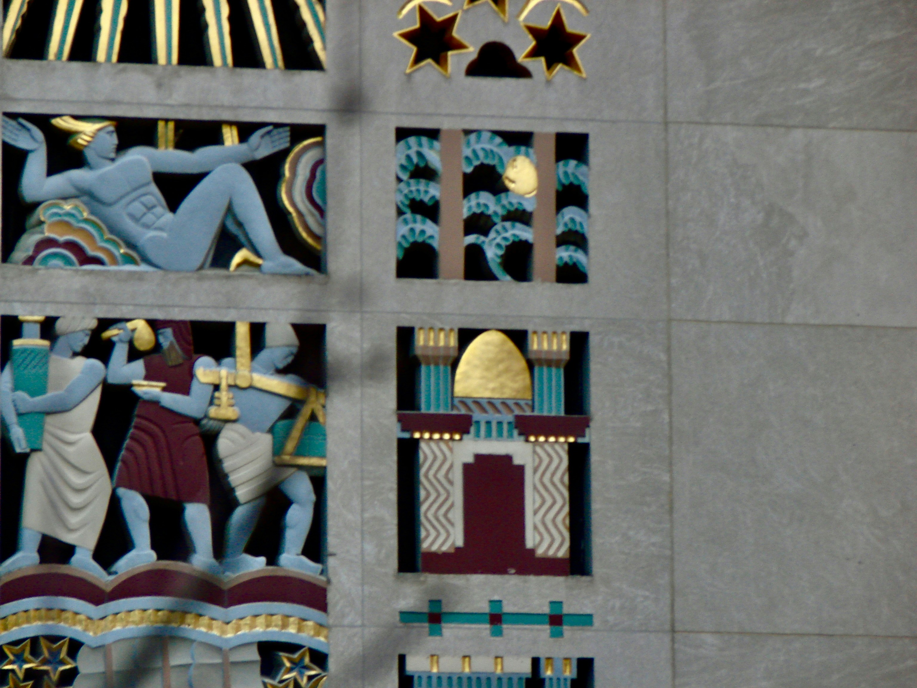 Stone Carved Panels of a Sacred Mascade