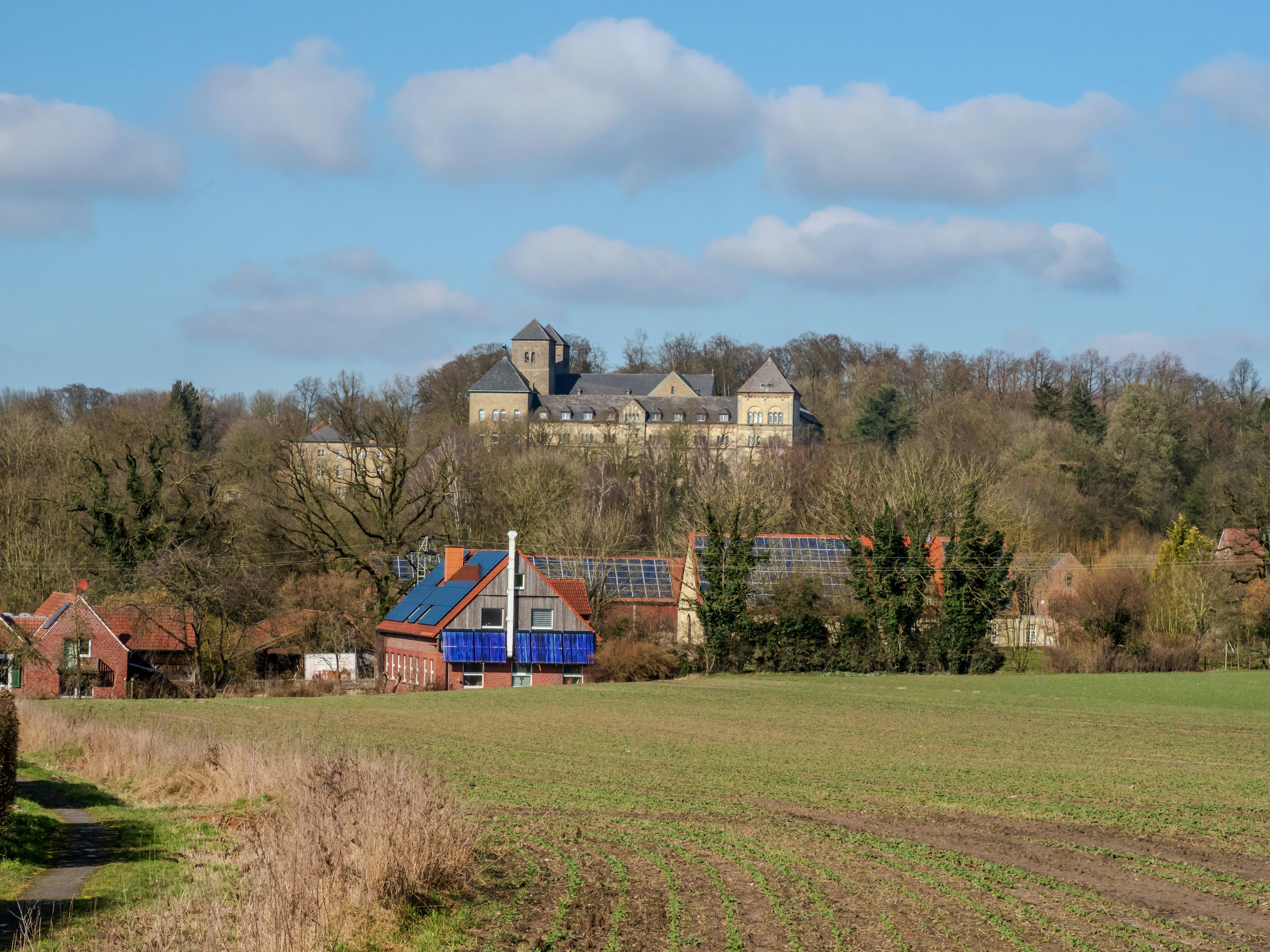 Solar Harmony in Countryside Serenity