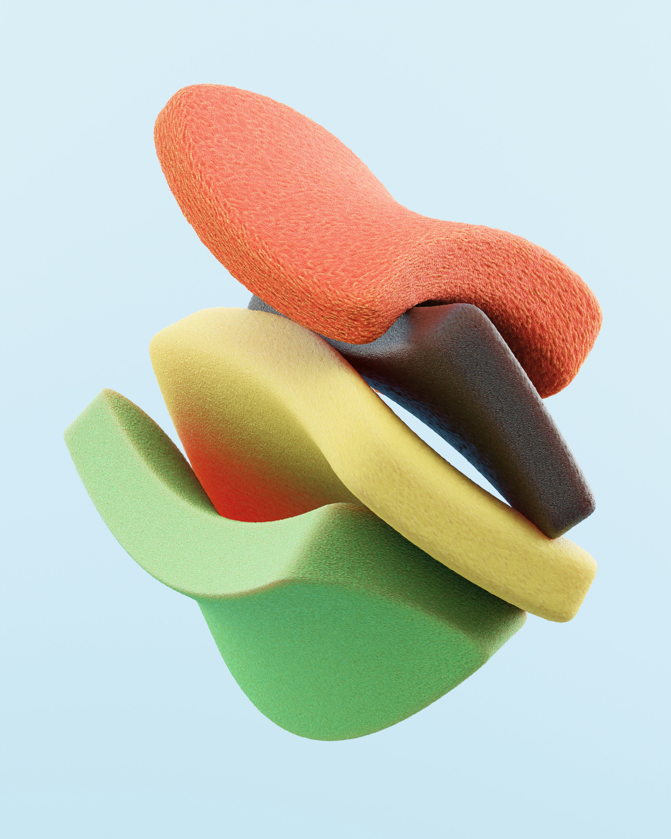 Abstract shapes stacked in various colors. photo – Free Wallpaper Image ...