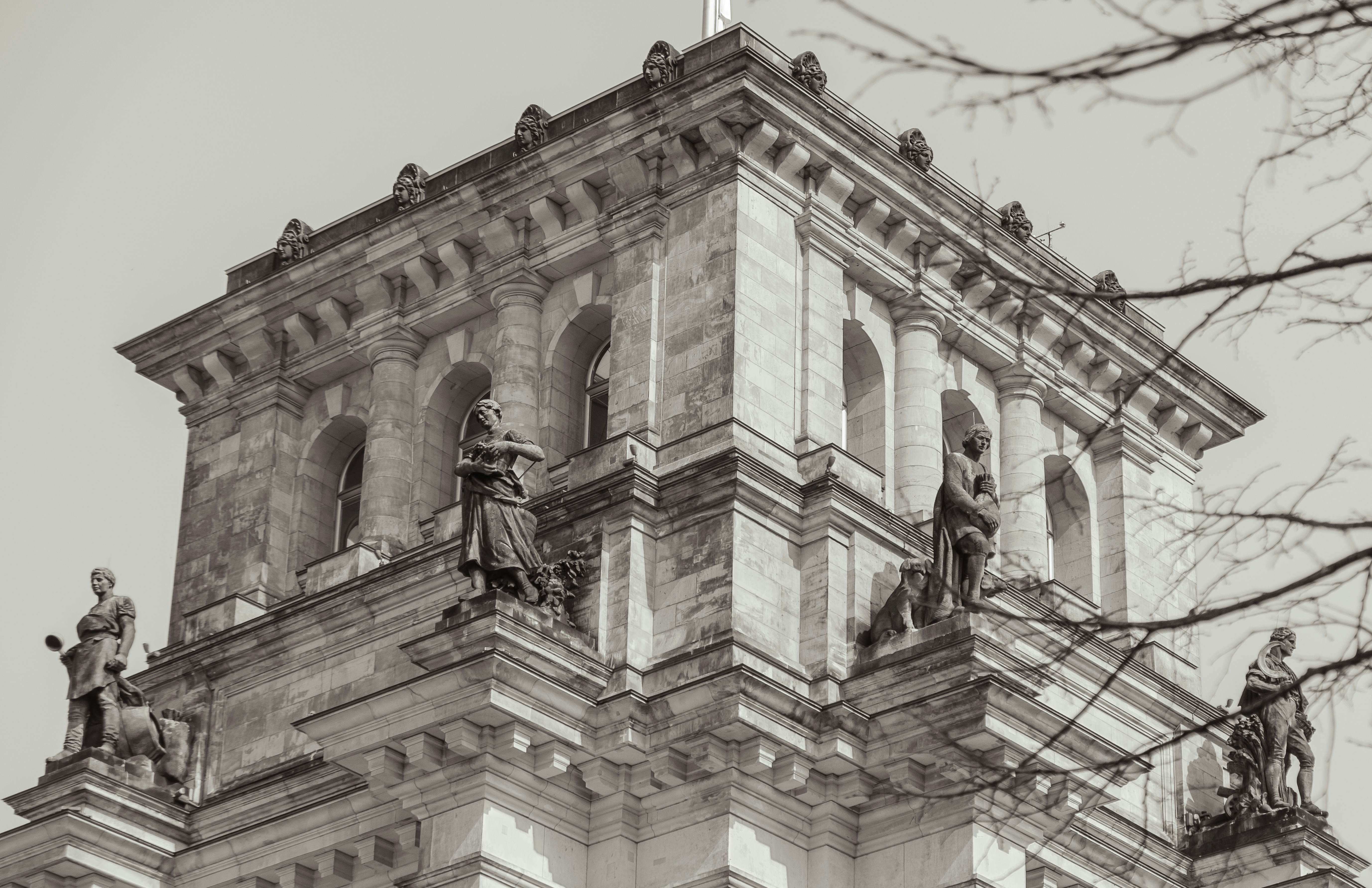 Architectural Elegance in Monochrome