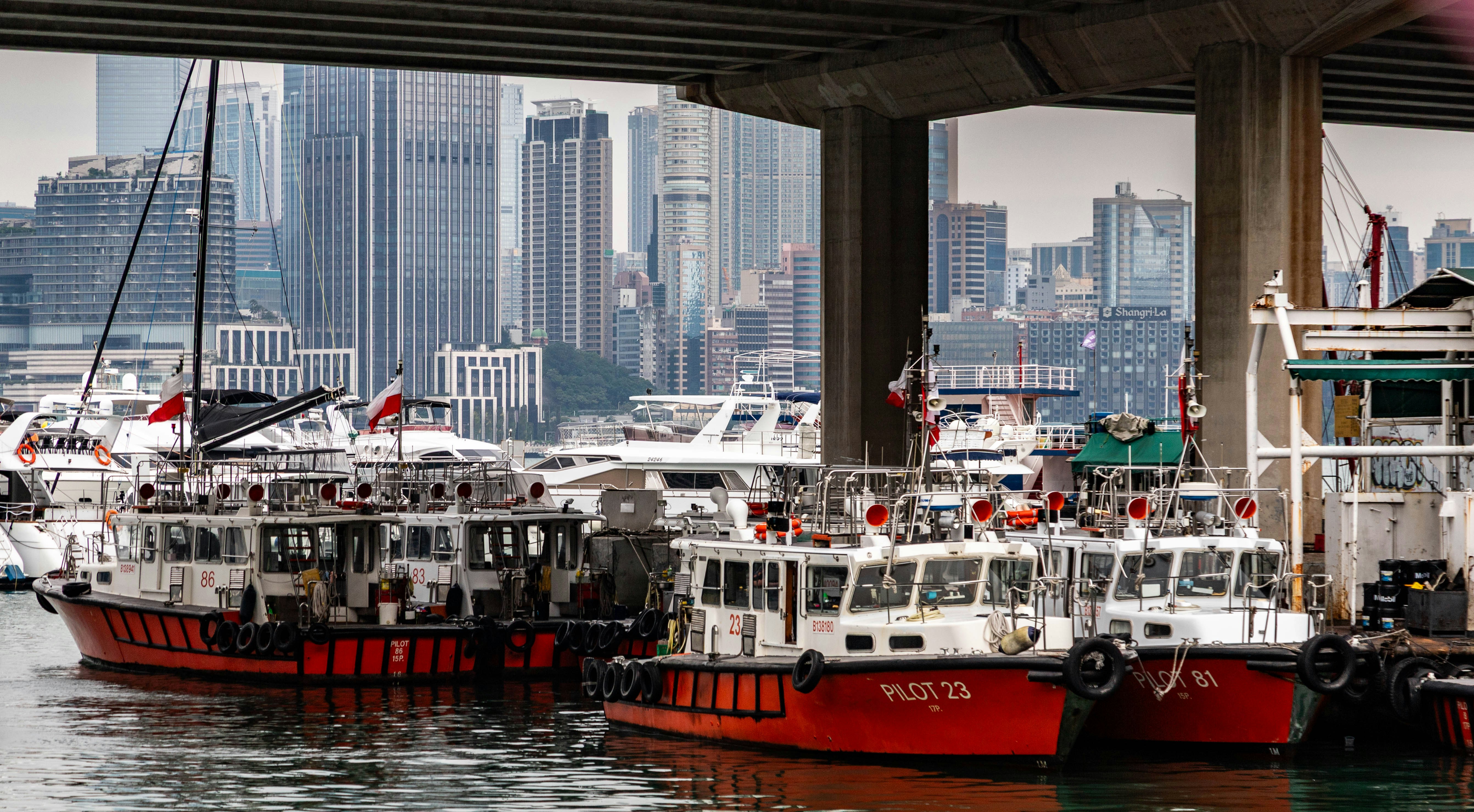 Urban Waterscape: A Fusion of Industry and Elegance