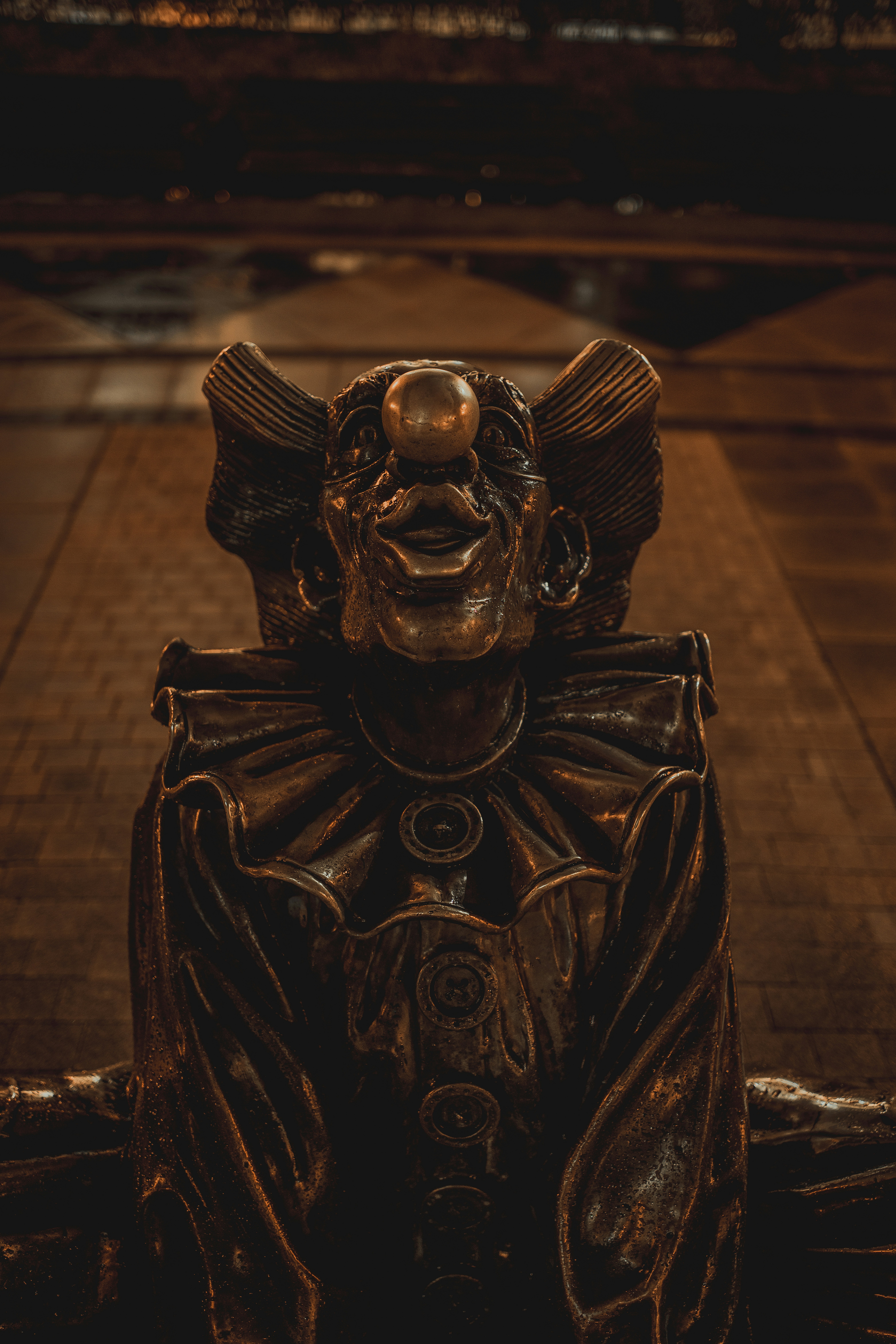 Bronzed Grin: Night Clown Sentinel