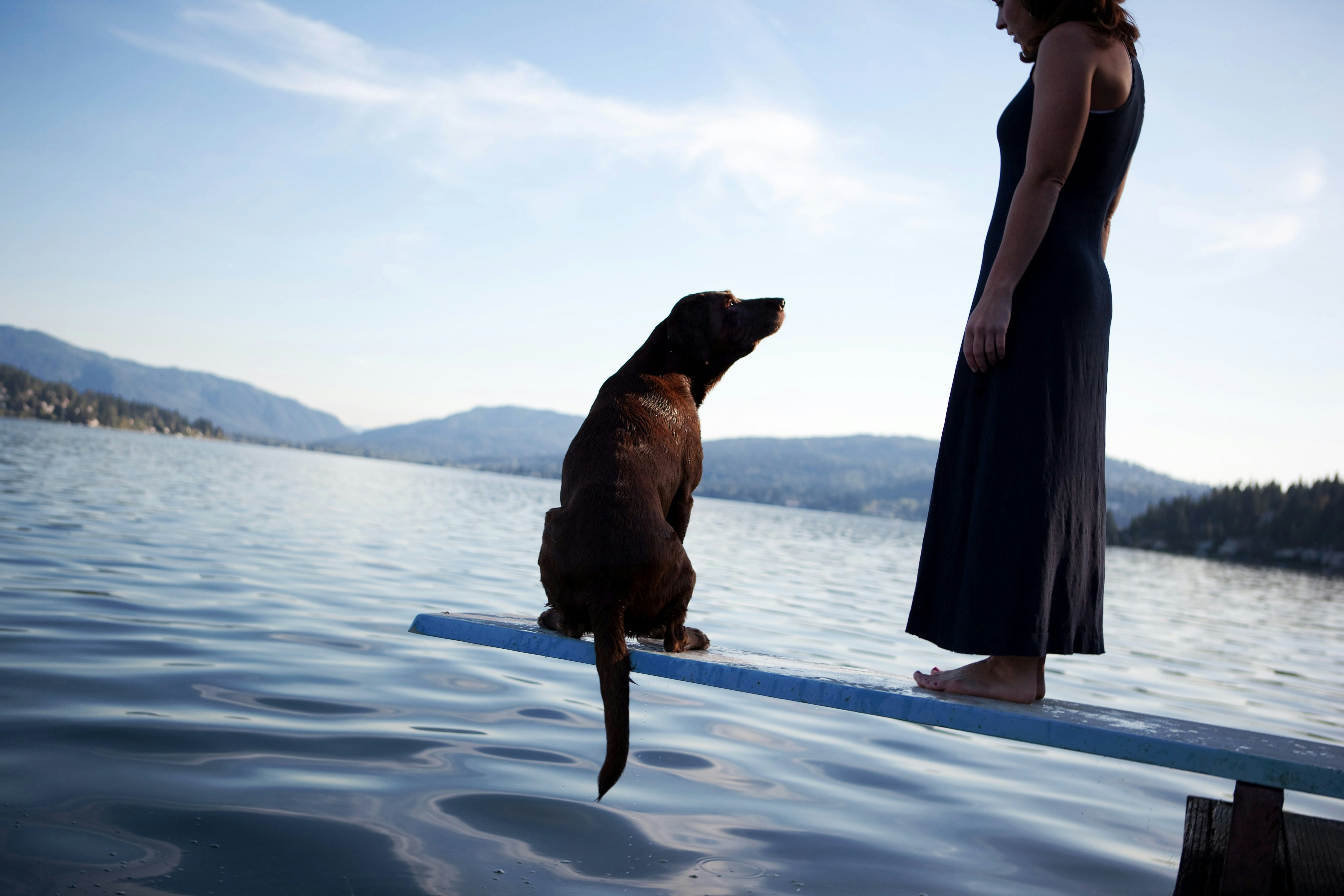Quiet Connection on the Edge of the Lake