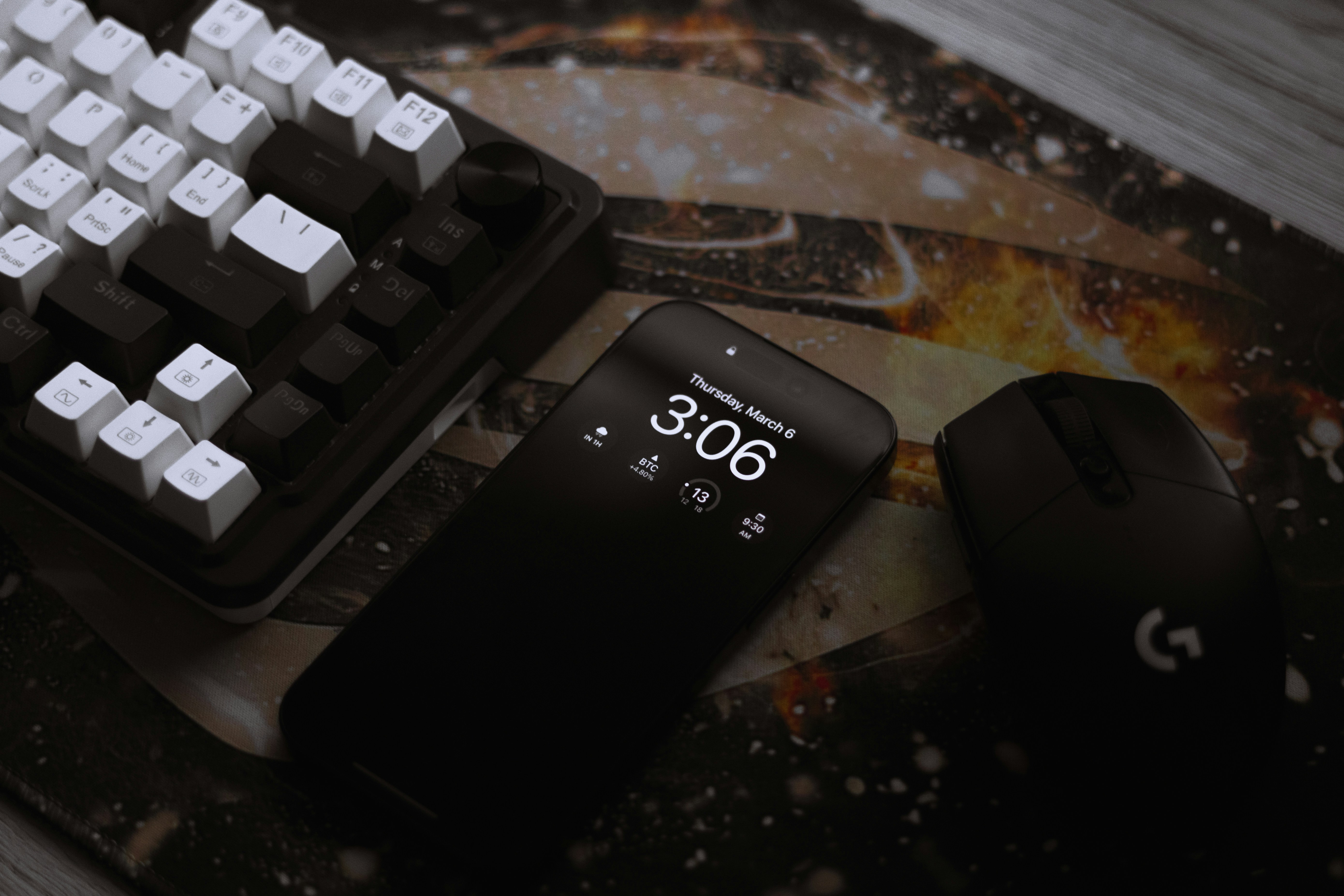 Tech Tranquility: A Desktop Moment