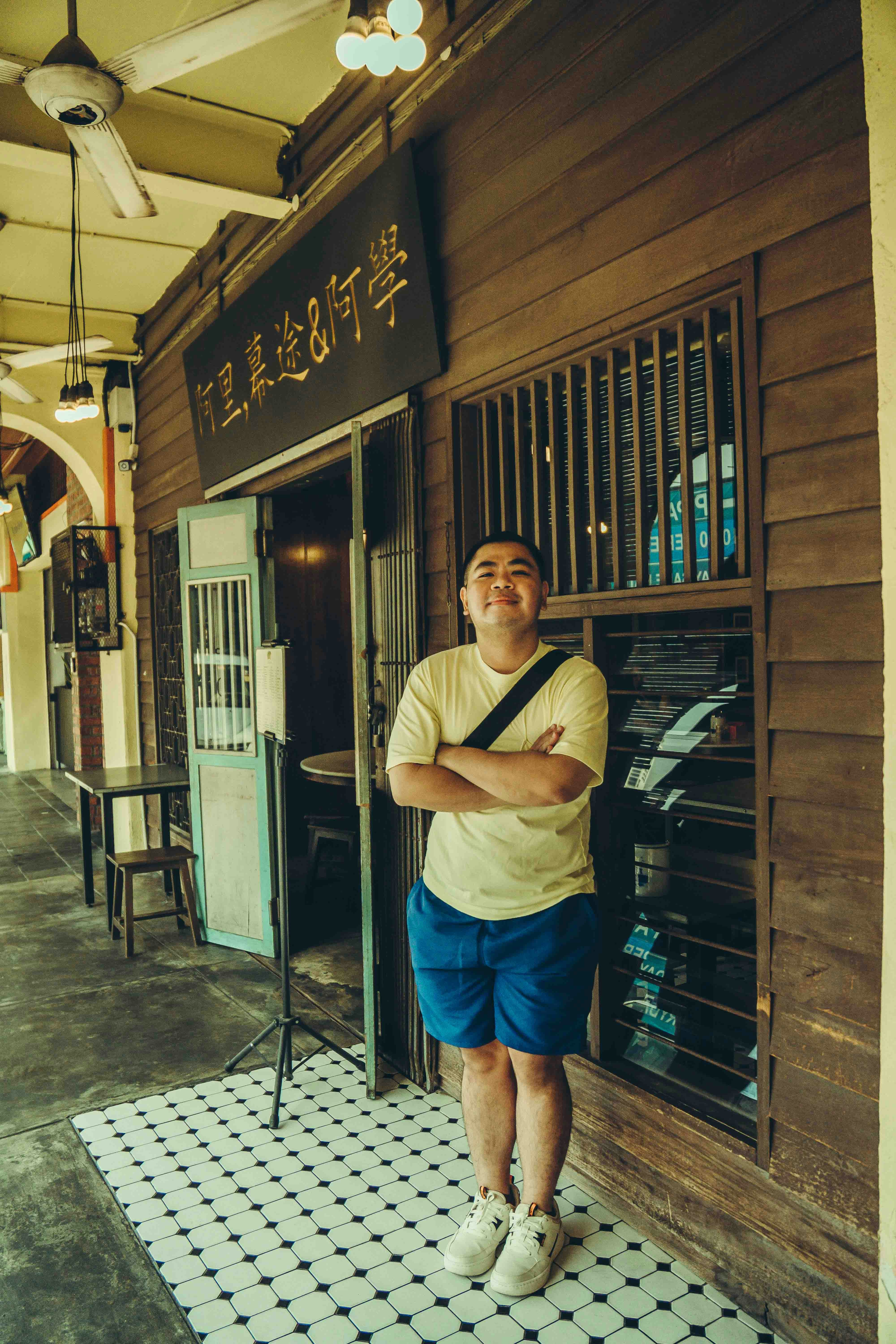 Portrait at the Old-World Entrance
