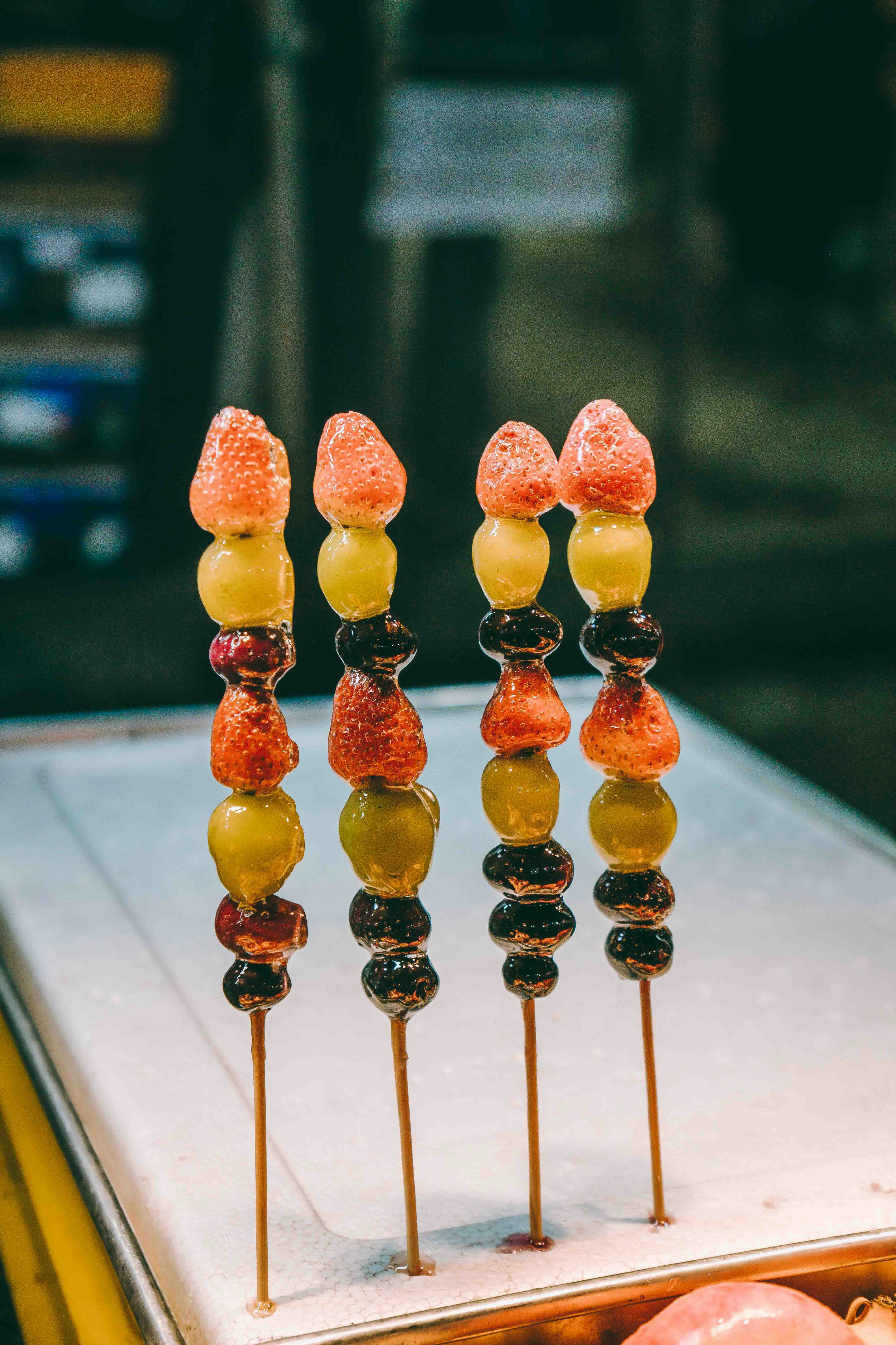 Colorful Confectionery Skewers: A Sweet Delight