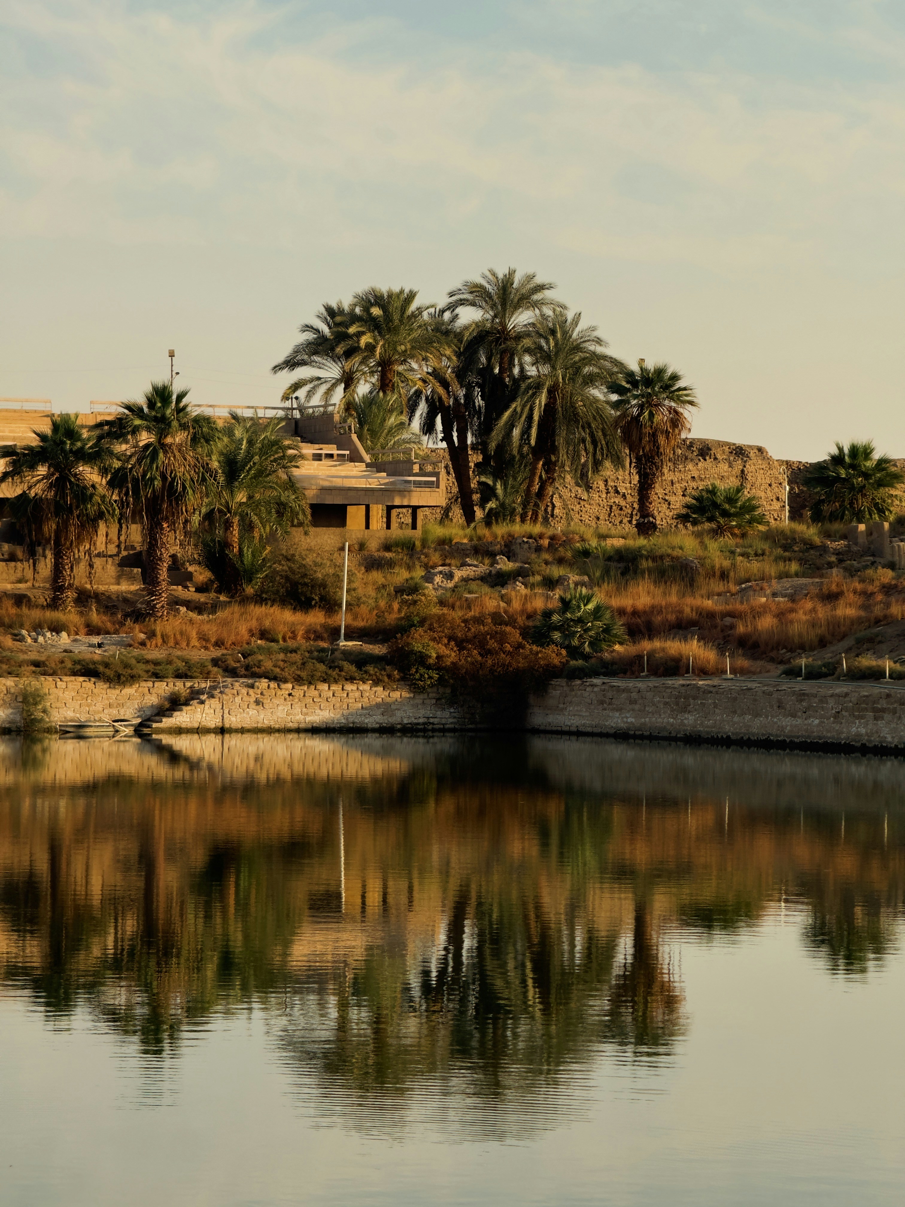 Reflections of Serenity: A Desert Oasis