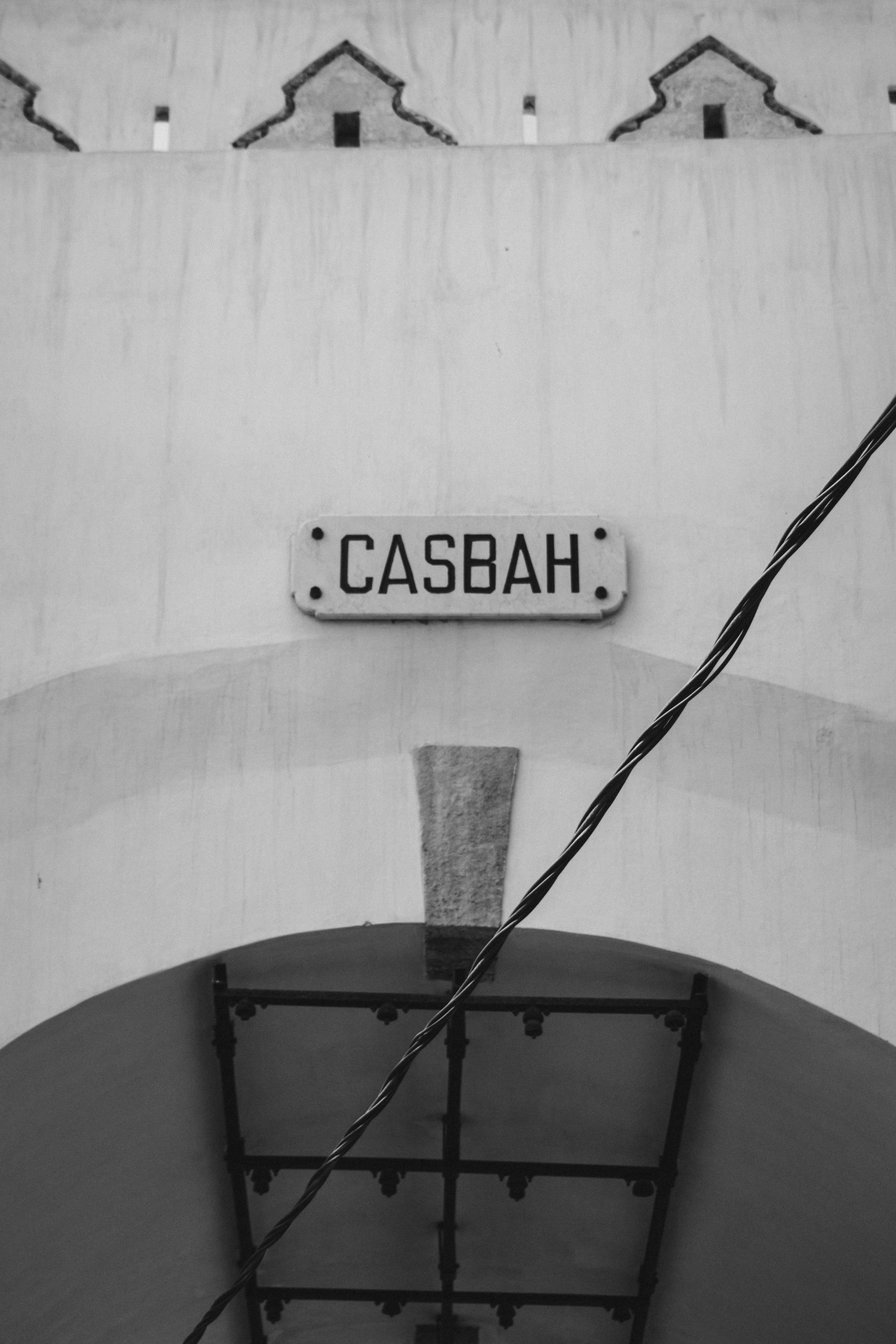 Casbah sign in black and white. photo – Free Building Image on Unsplash