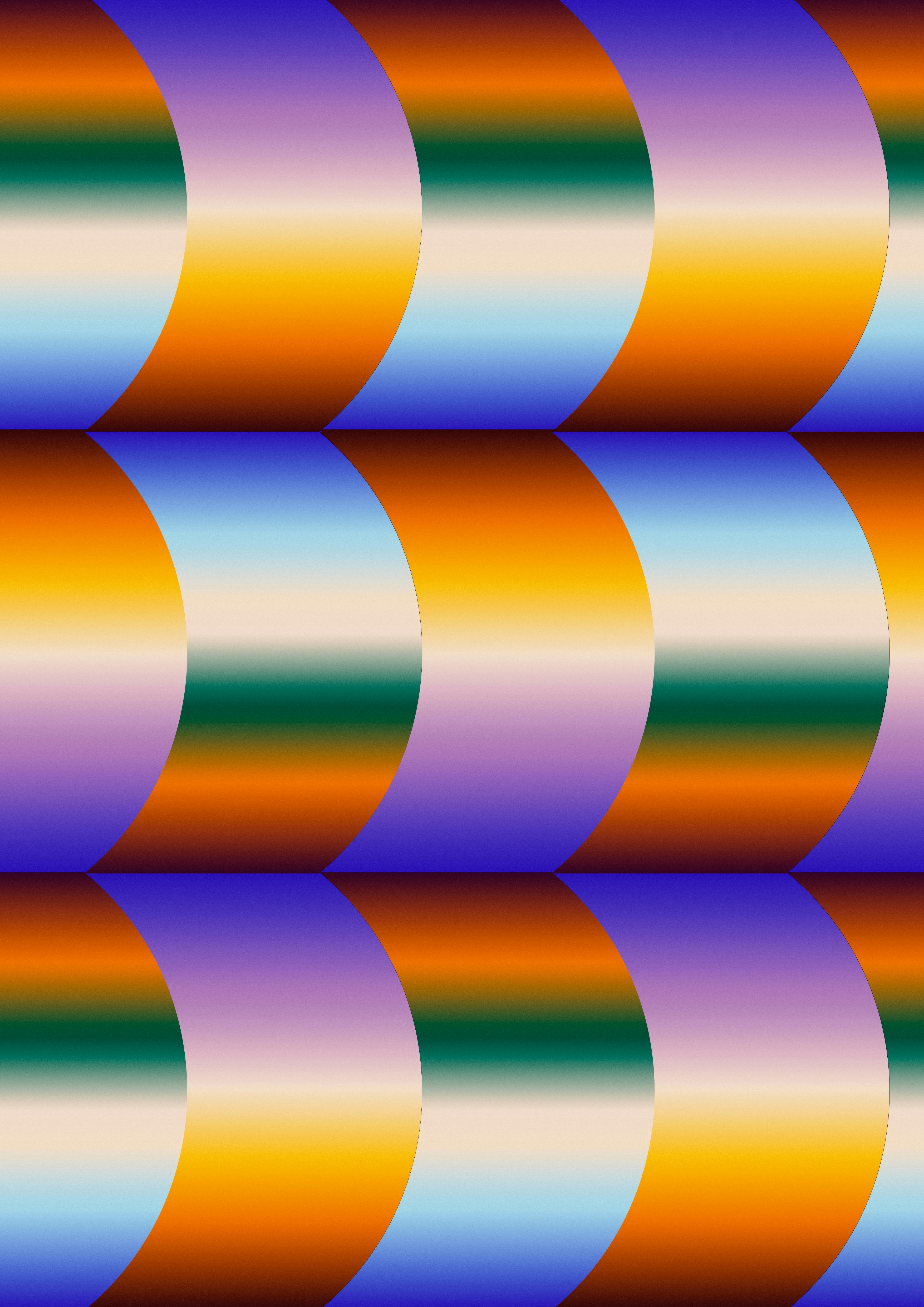 Colorful, curved shapes form an eye-catching design. photo – Free ...