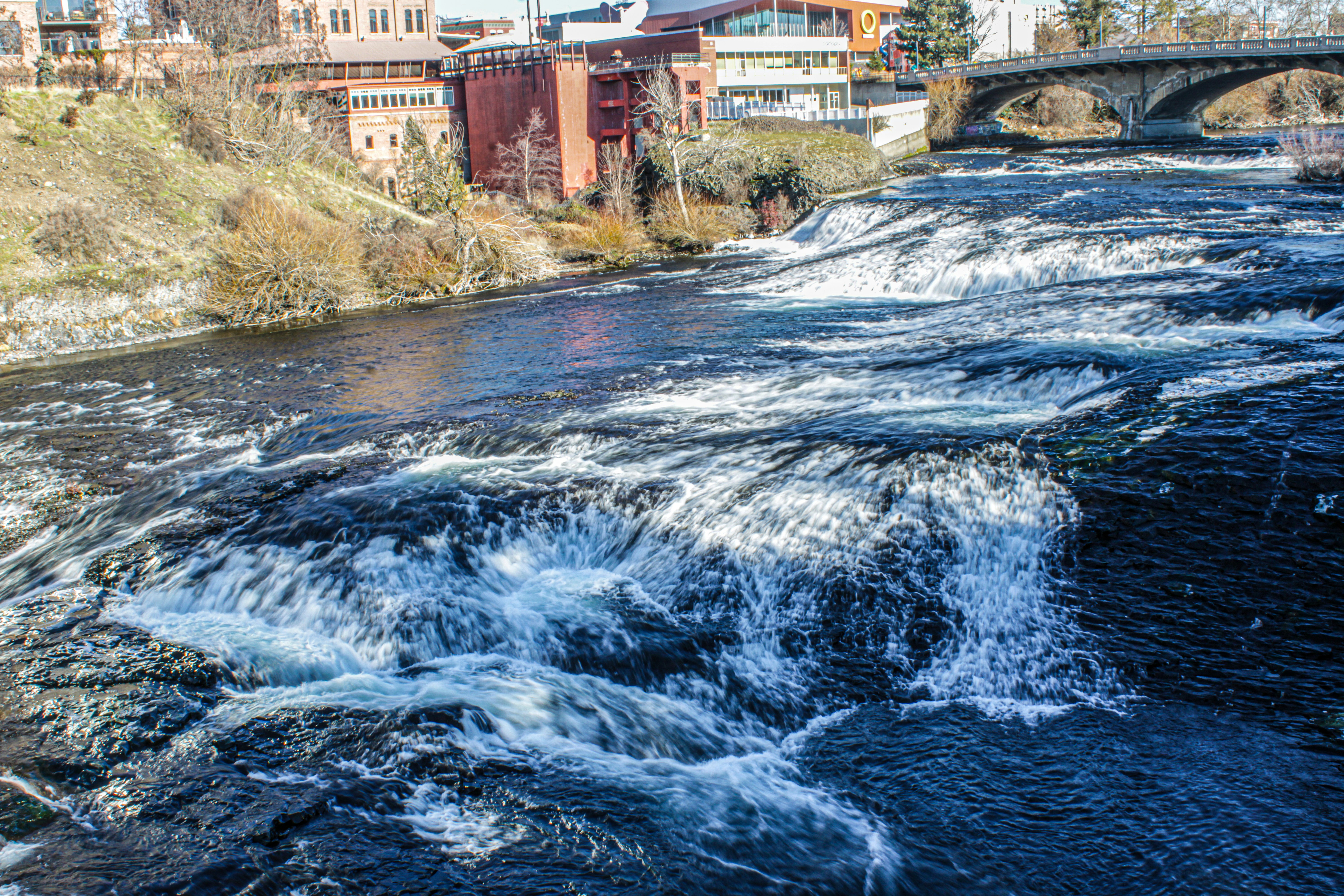 Urban Rapids Beneath the Bridge