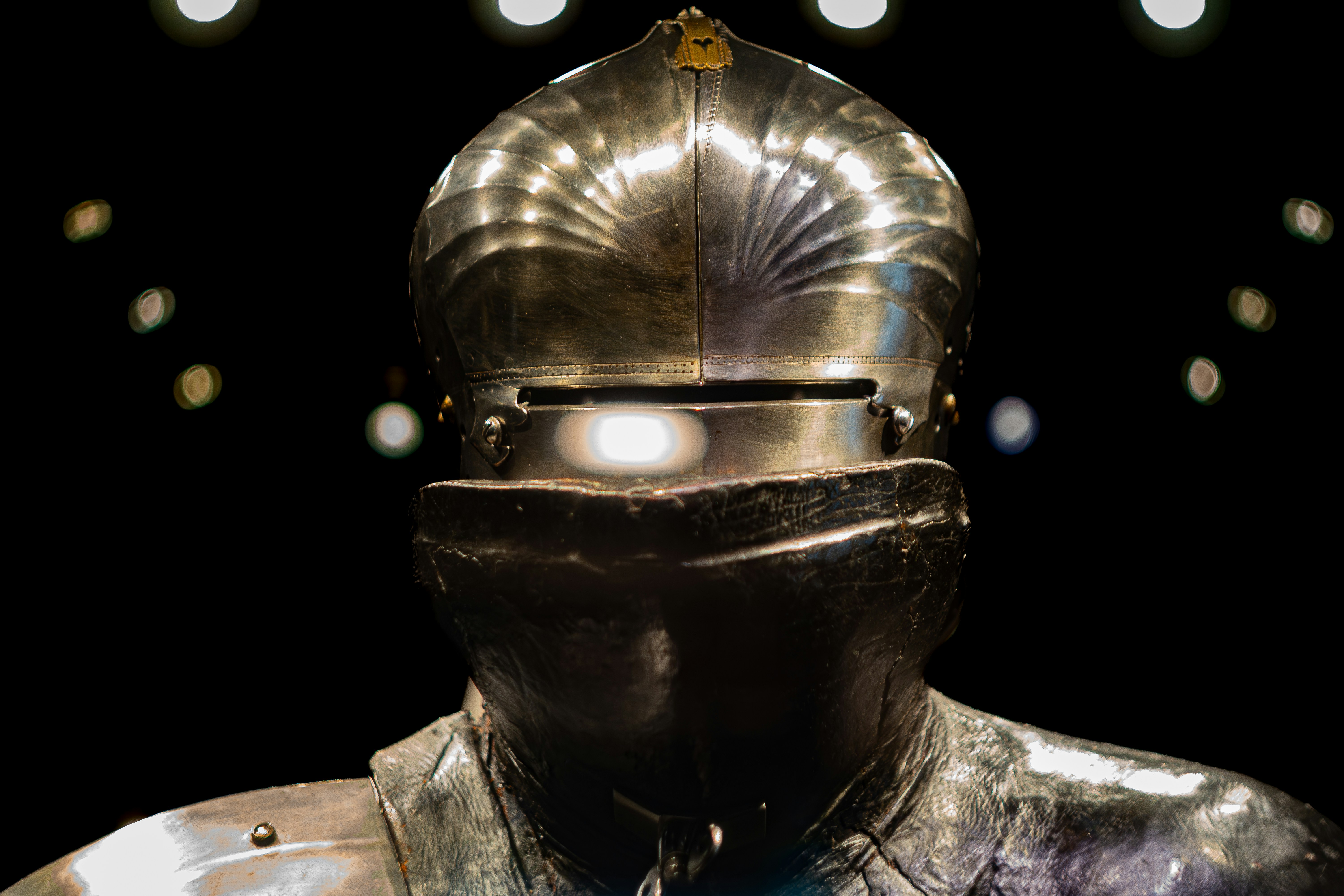 Reflections of Valor: The Knight's Gaze