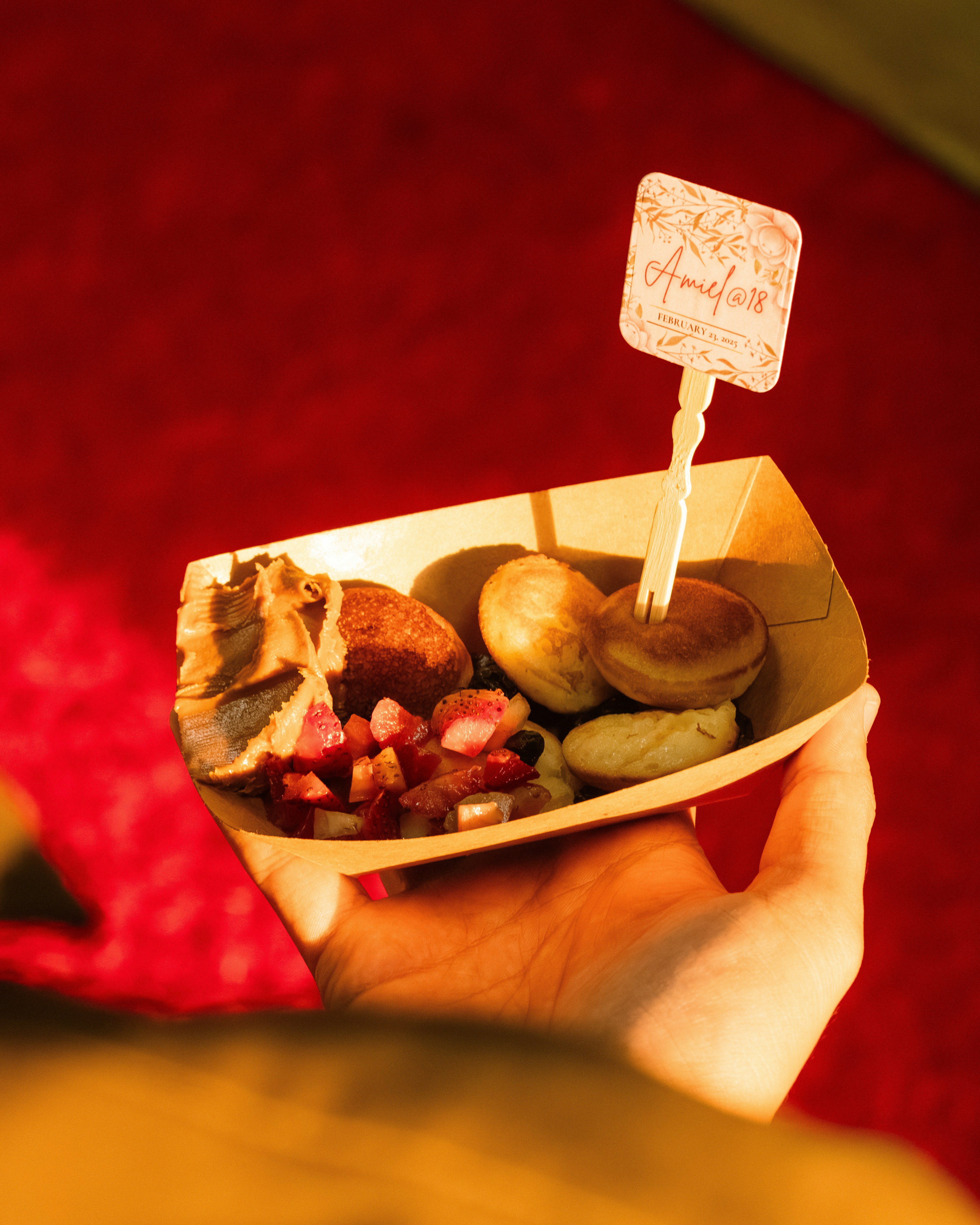 Sweet Bite of Celebration: Desserts in a Cardboard Boat
