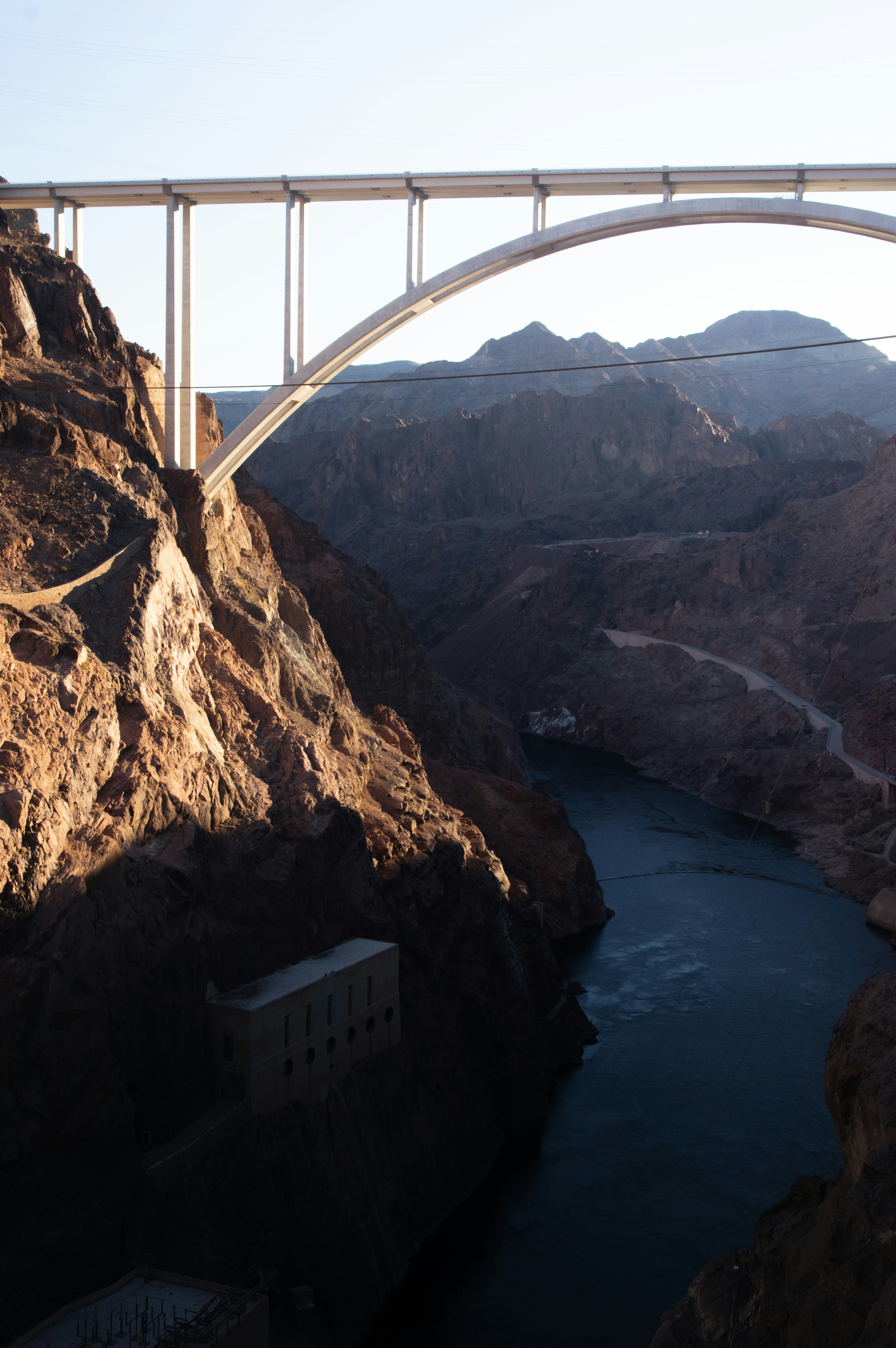 Overpass Echoes: A Canyon Bridge Framing the Colorado Vein