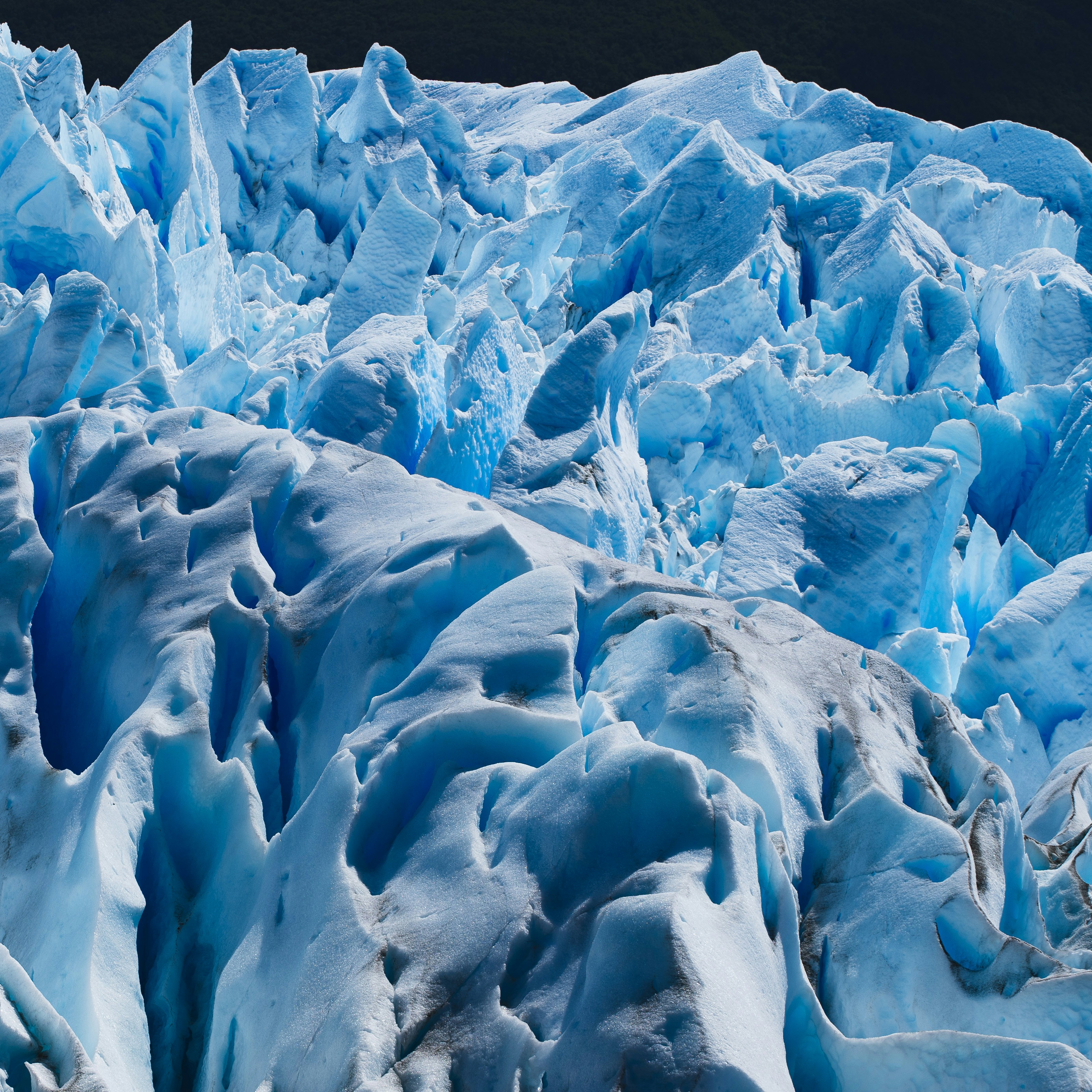 Glacier's beautiful, blue ice formations in close-up. photo – Free Ice ...